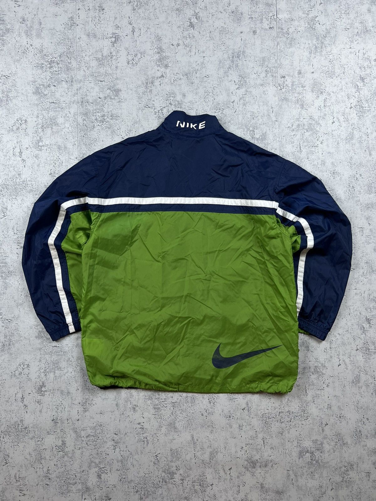 Nike Nike Double Swoosh Vintage y2k Nylon Retro Jacket 90’s | Grailed