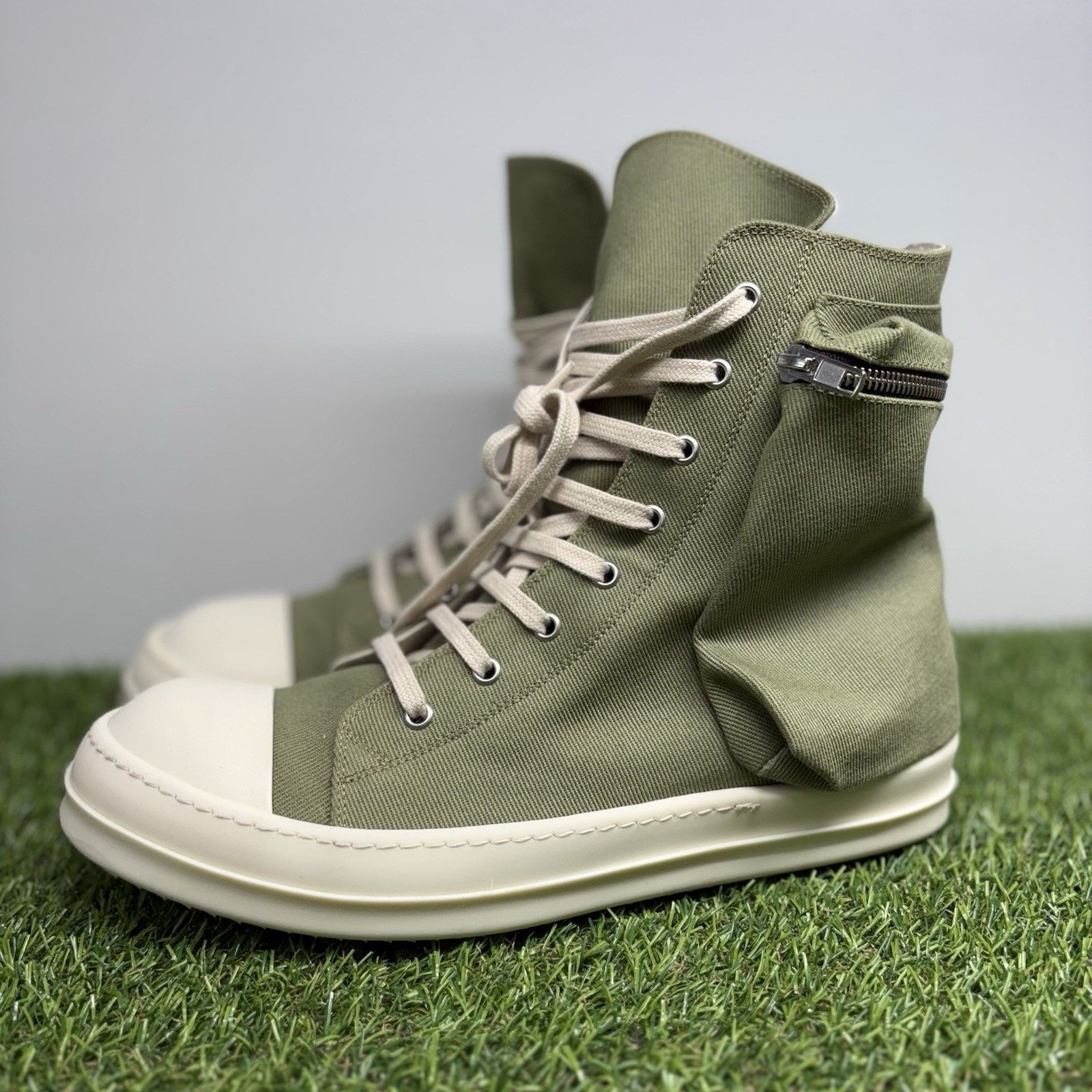 Rick Owens Rick Owens Ramones Cargo ' Sage Milk Green ' | SUPER CLEAN ...