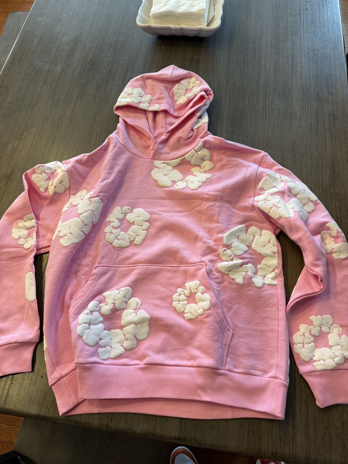 DENIM TEARS Medium Pink Denim Tears Hoodie | Grailed