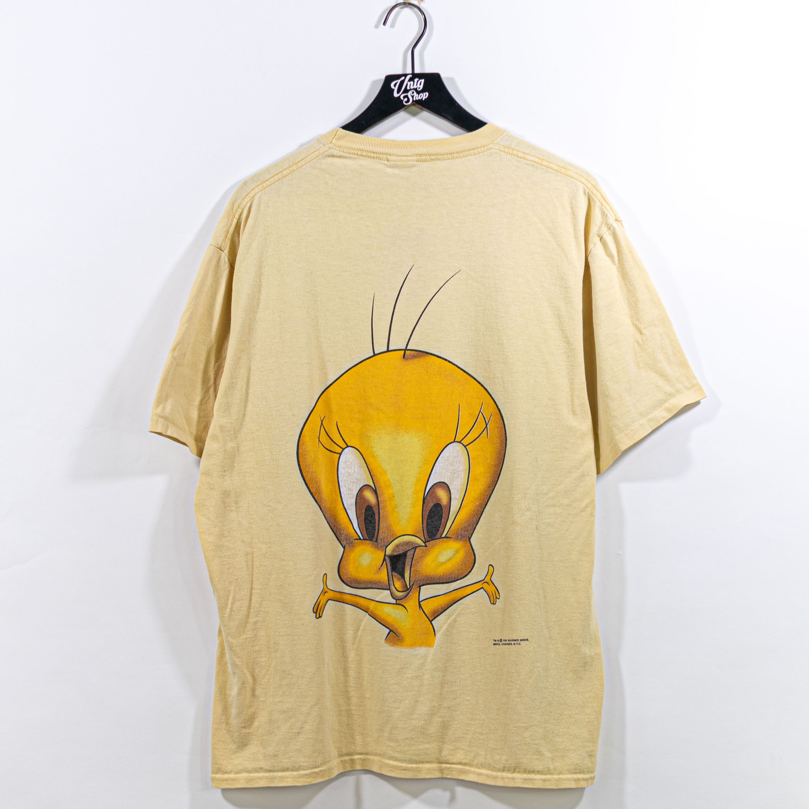 Vintage Looney Tunes Tweety Wear Tweety Bird T-Shirt VTG 90s Cartoon ...