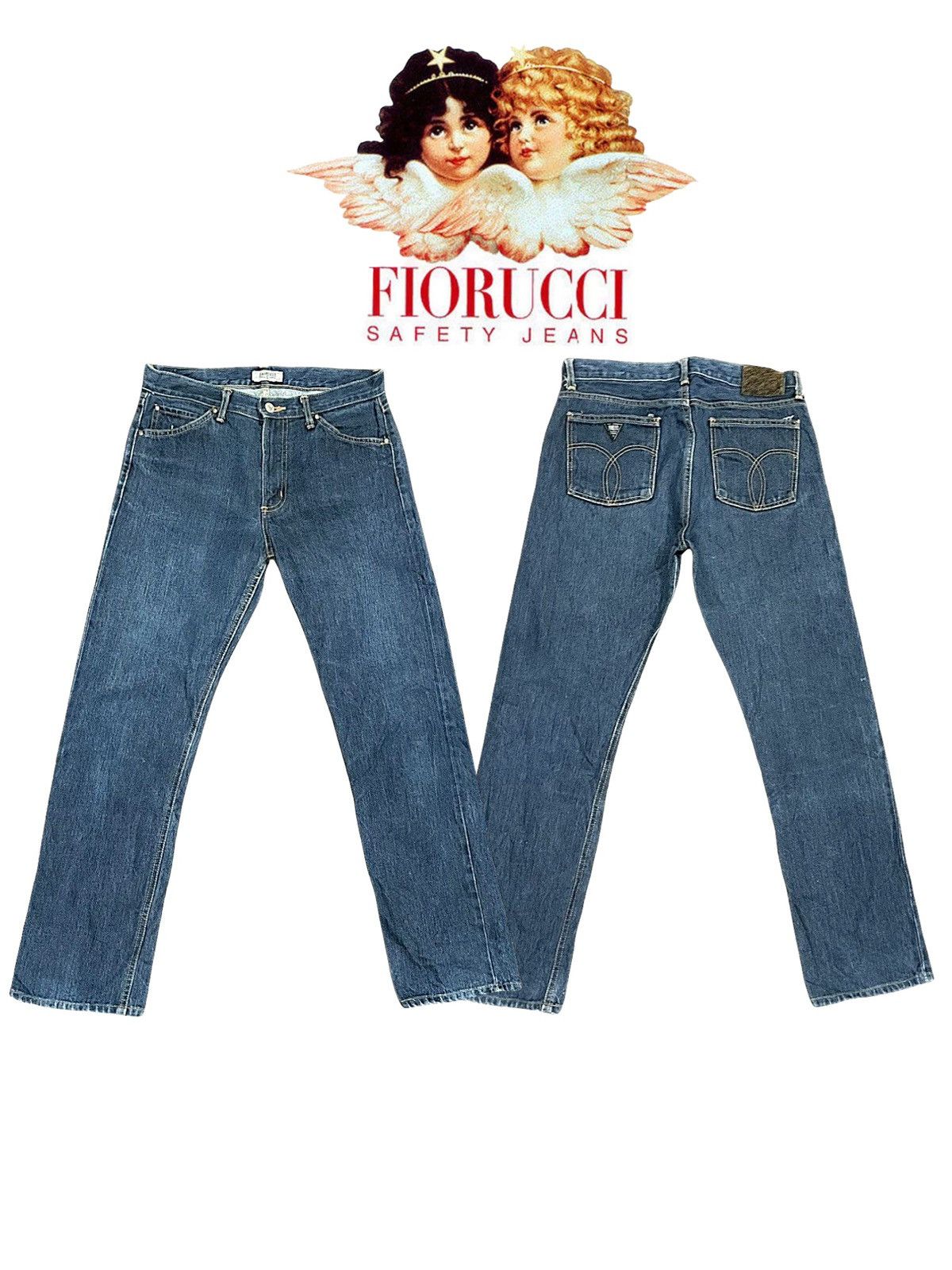 Vintage Fiorucci Vintage Selvedge Safety Jeans | Grailed