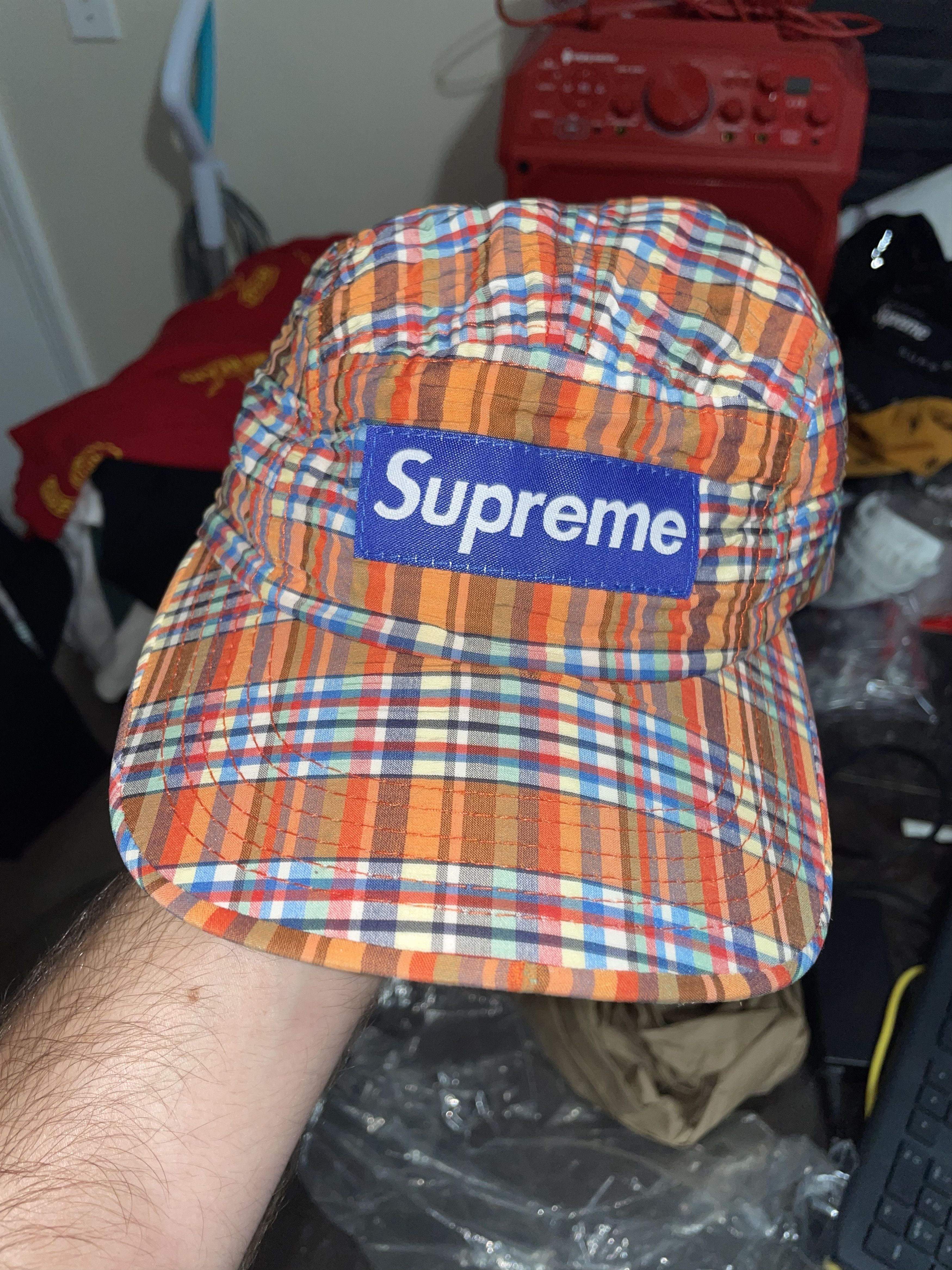 Supreme Supreme 2000s Plaid Cap Hat Very Rare Hat | Grailed