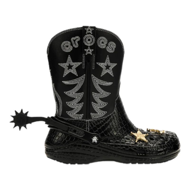 Crocs CROCS CLASSIC COWBOY BOOT BLACK | Grailed
