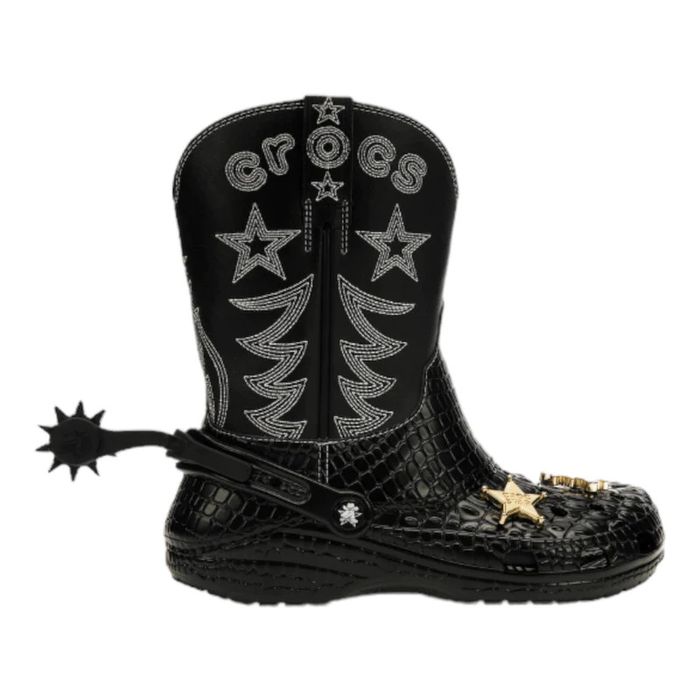 Crocs CROCS CLASSIC COWBOY BOOT BLACK | Grailed