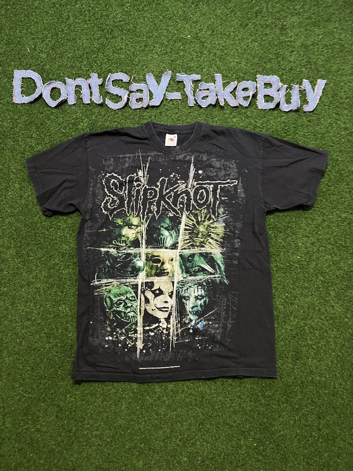 Japanese Brand Vintage Slipknot T-shirt Y2K American Wear 90s Casual ...