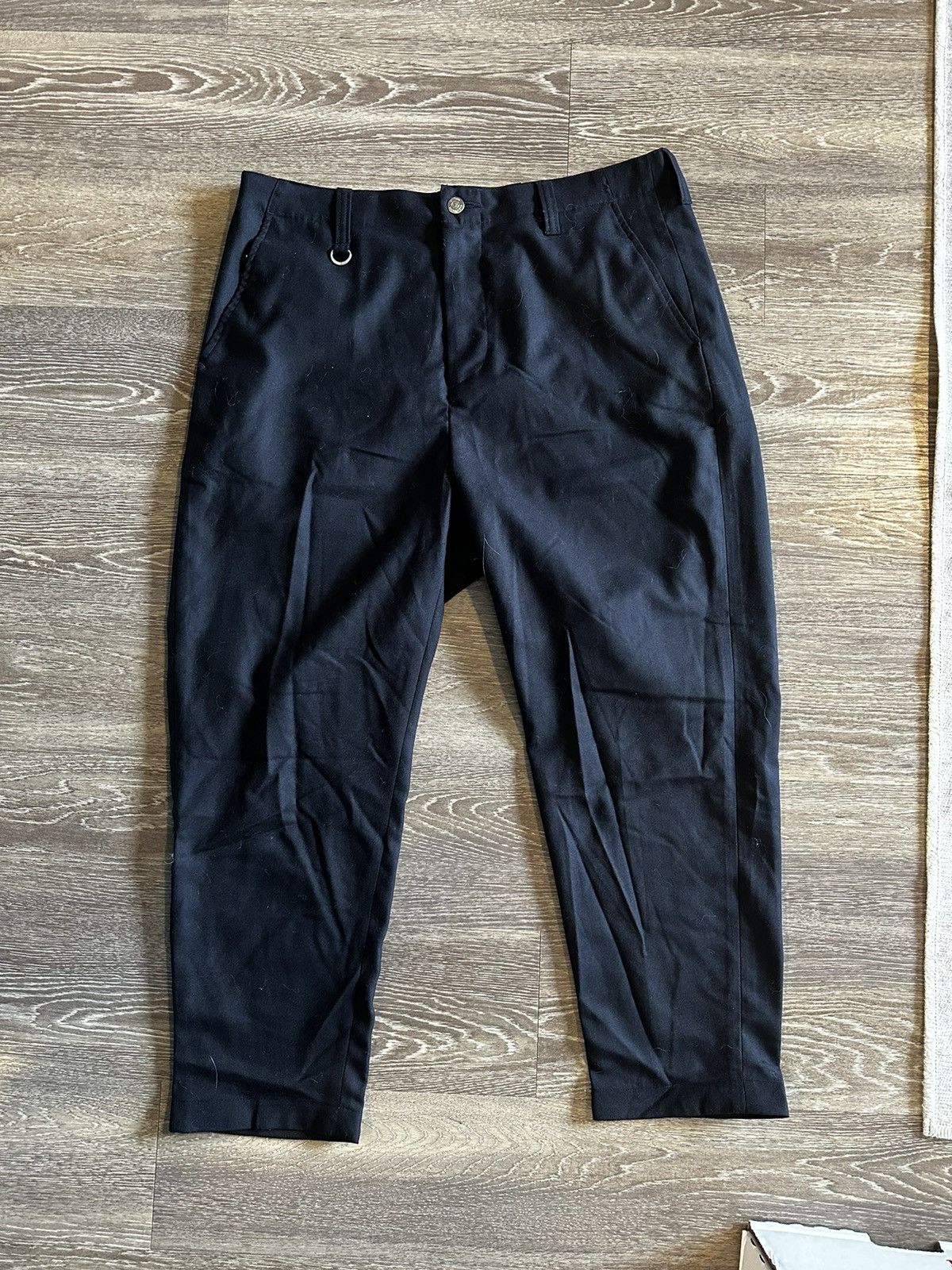 uniform experiment Uniform Experiment Navy D-Ring Trousers | Grailed