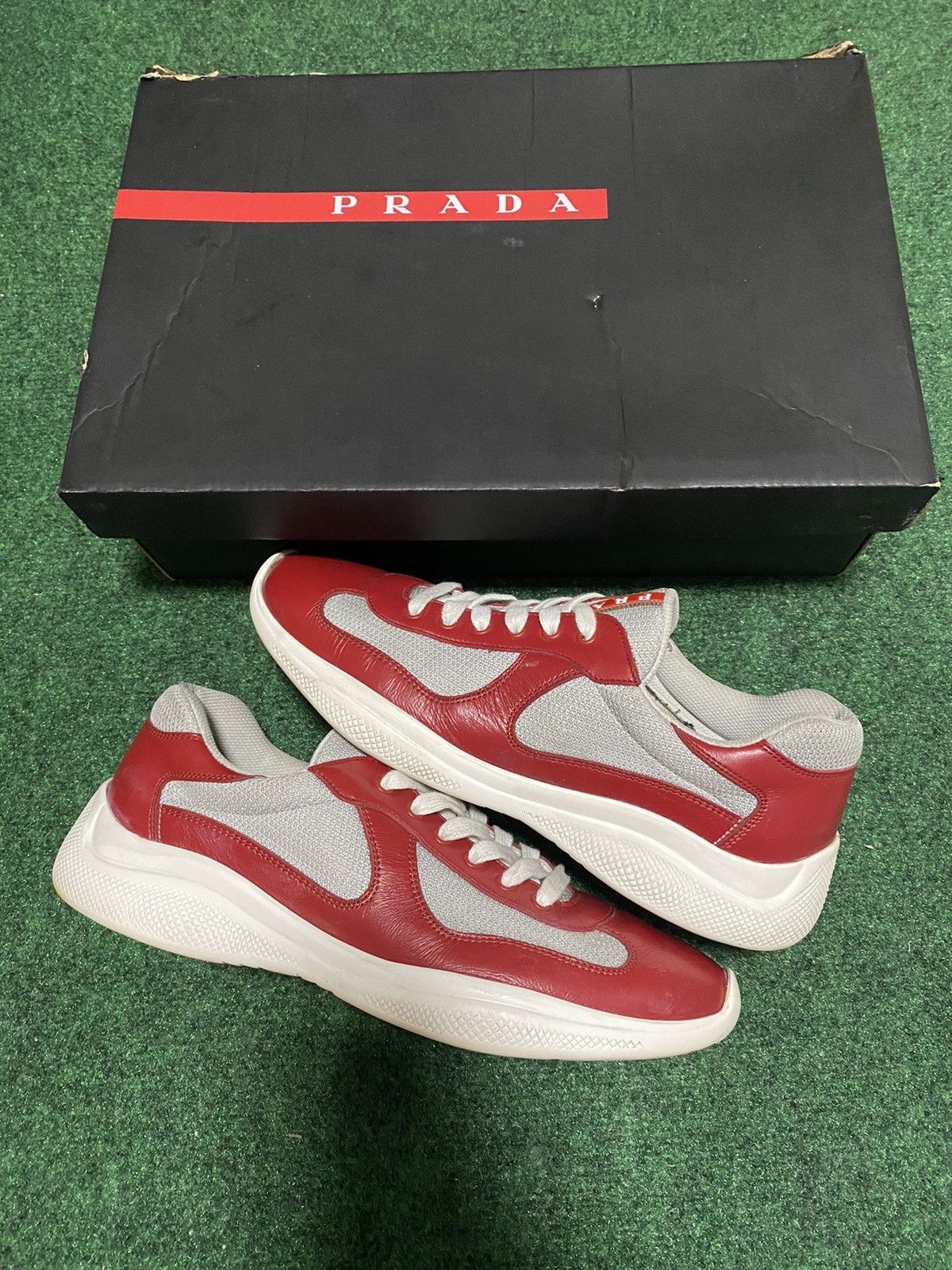 Prada Prada America Cup Red White | Grailed