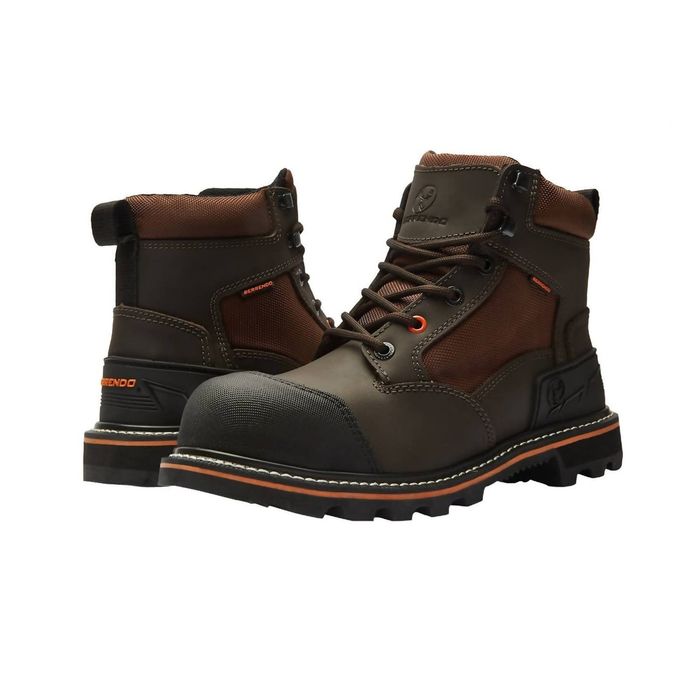Designer BERRENDO 6” Steel Toe Work Boots In Brown | Grailed