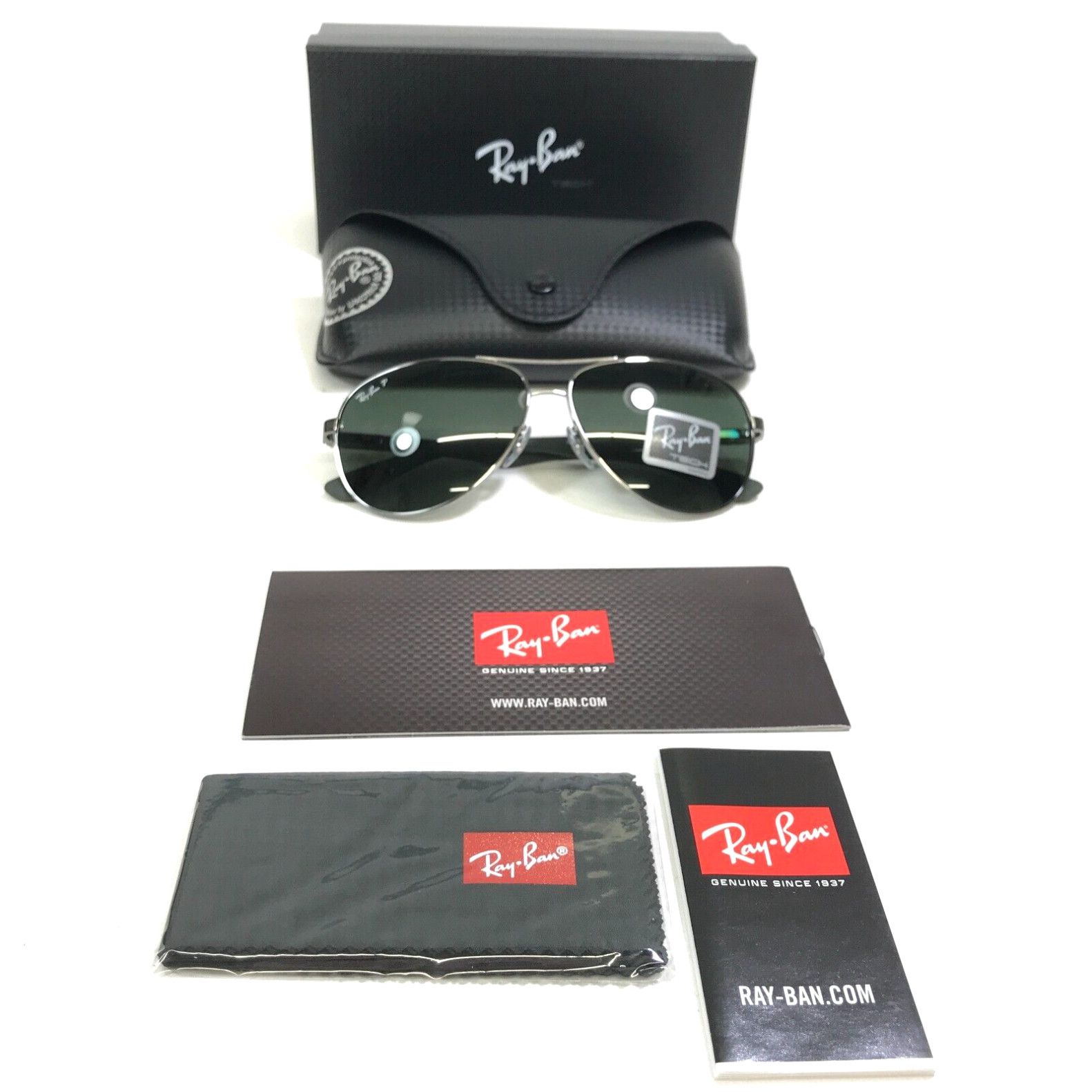 Vintage Ray-Ban Sunglasses RB8313 004/N5 Black Gunmetal Tech Frames ...