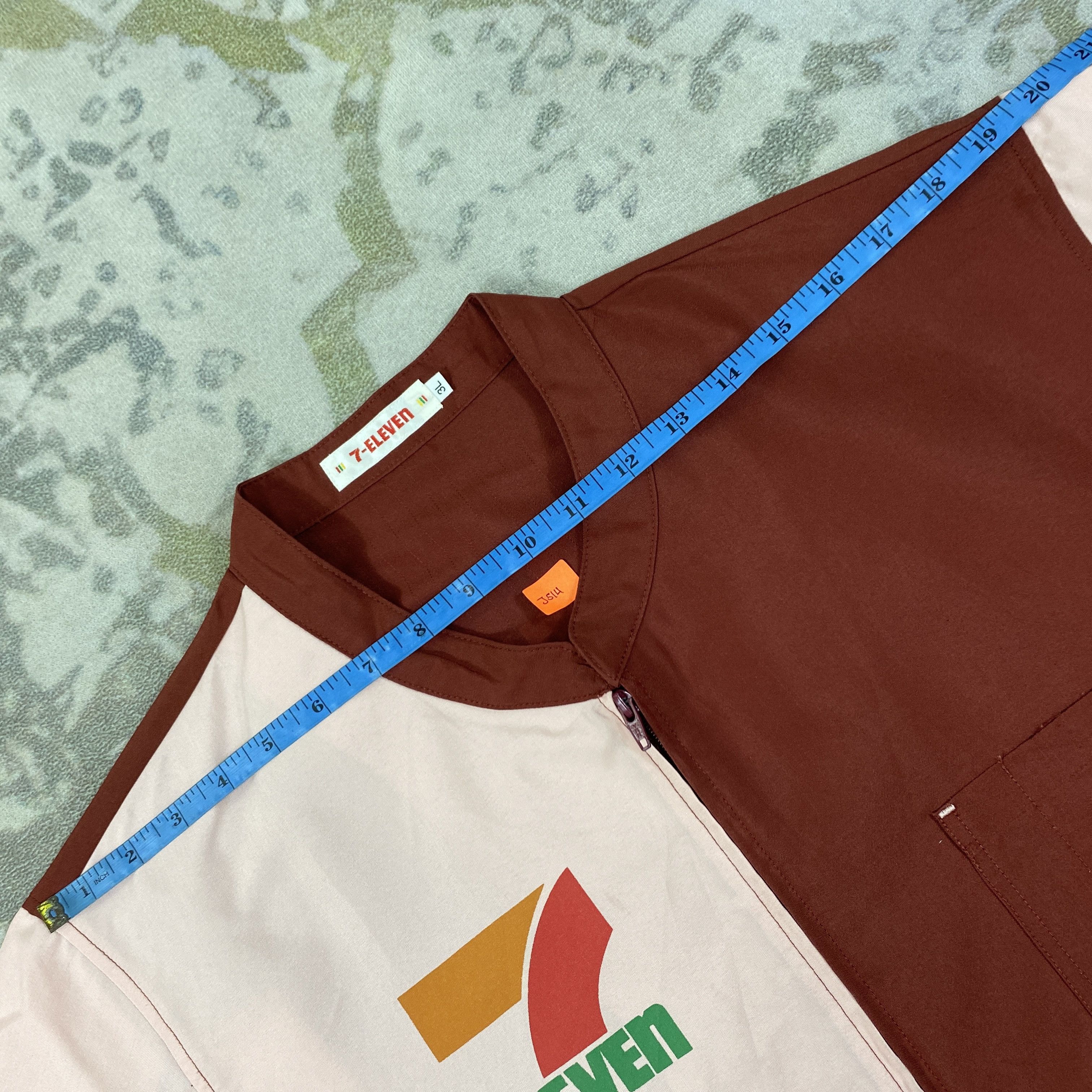 Japanese Brand Vintage 7 Eleven Uniform Zipper Jacket- J514 | Grailed