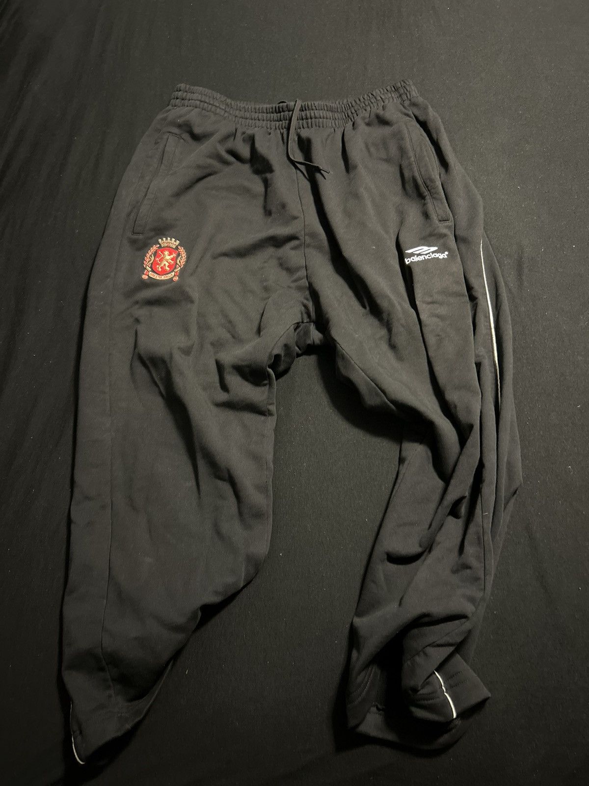 Balenciaga balenciaga baggy soccer sweatpants | Grailed