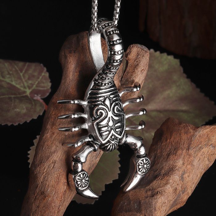 Vintage Gothic Big Scorpion Necklace | Grailed