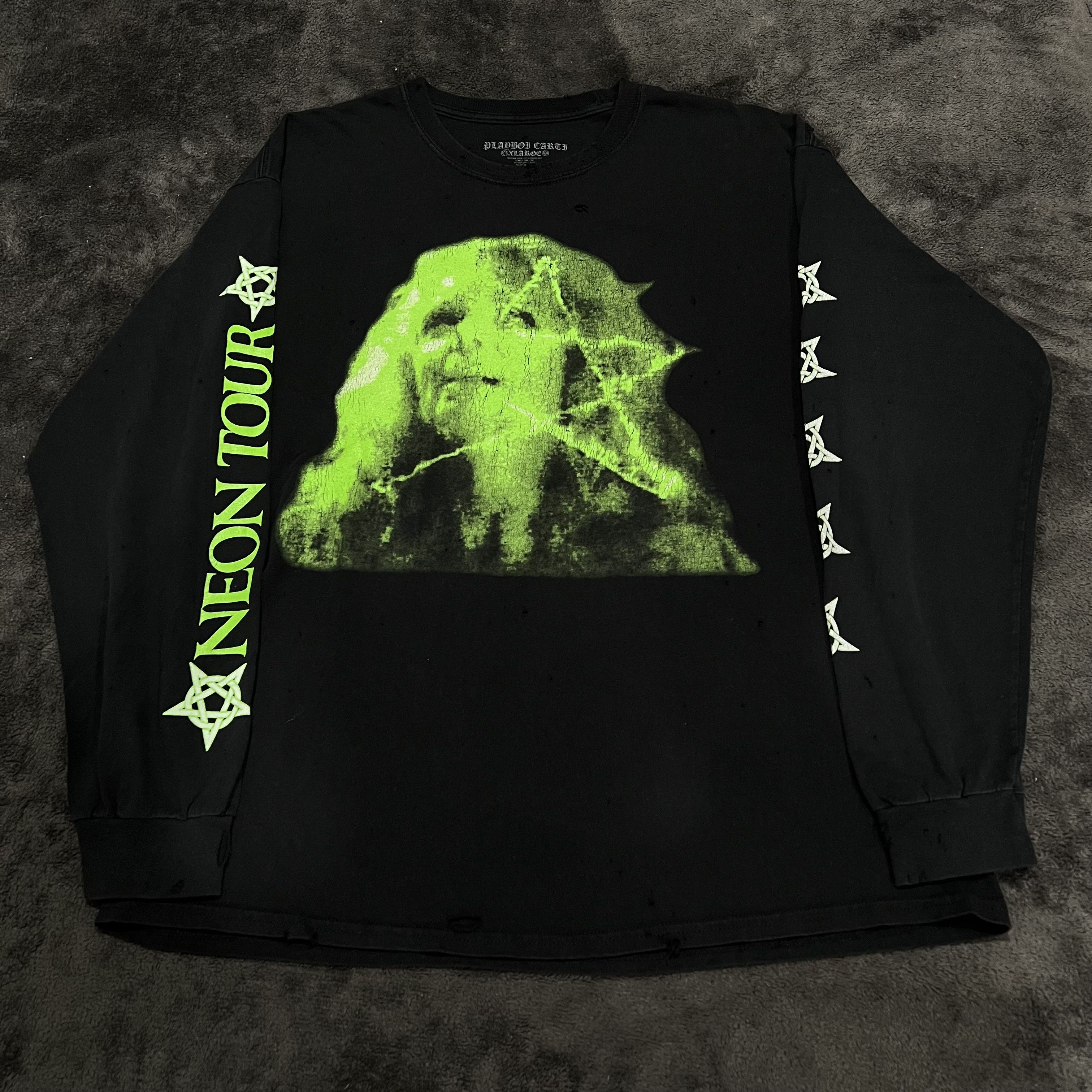 Playboi Carti Playboi Carti Neon Tour Long Sleeve | Grailed