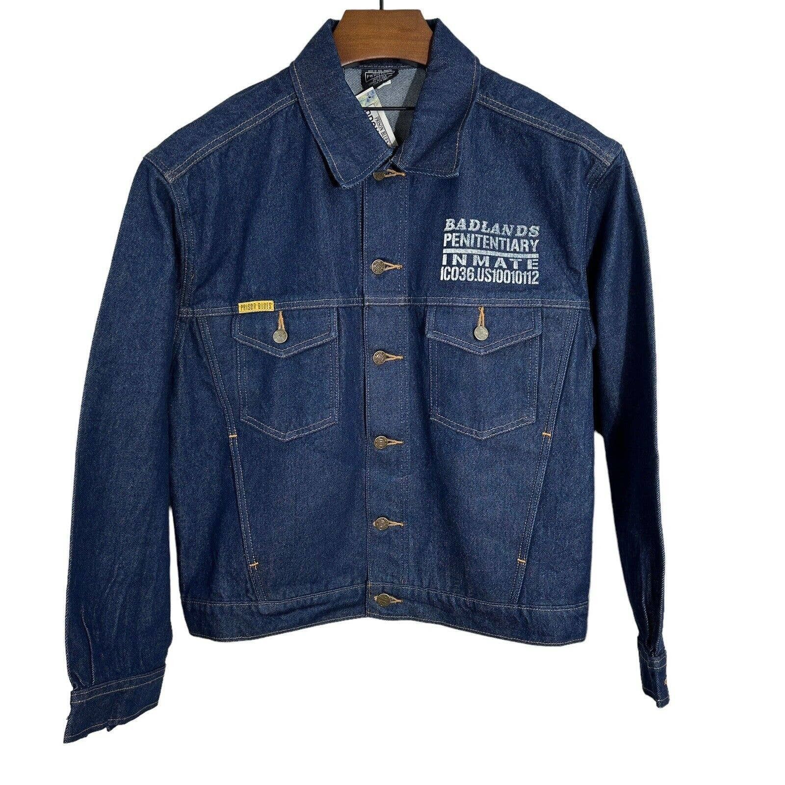 Other Prison Blues Denim Jacket Dark Wash Blue Medium Made in USA | Grailed
