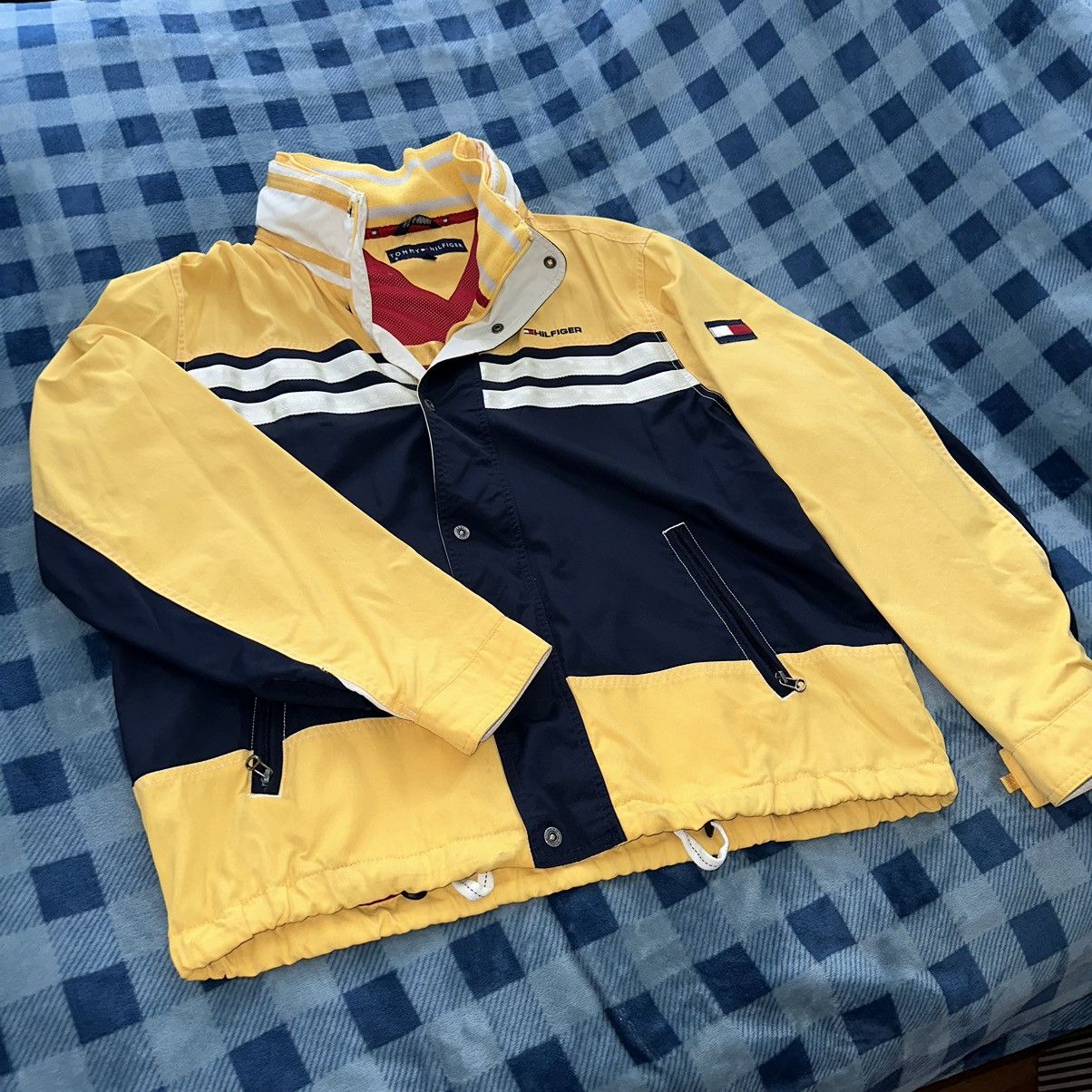 Tommy Hilfiger × Vintage Nautical Rain Jacket w/ Hood | Grailed
