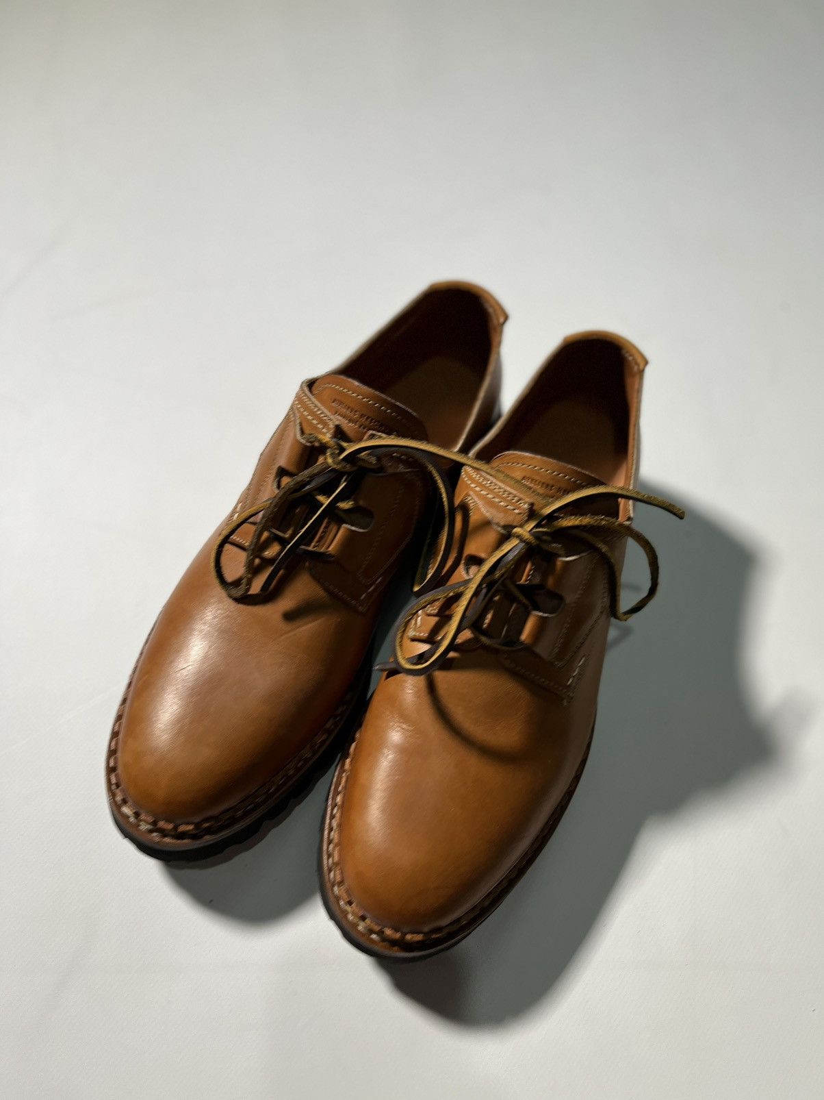 Heschung Ateliers Heschung leather low derby shoes | Grailed