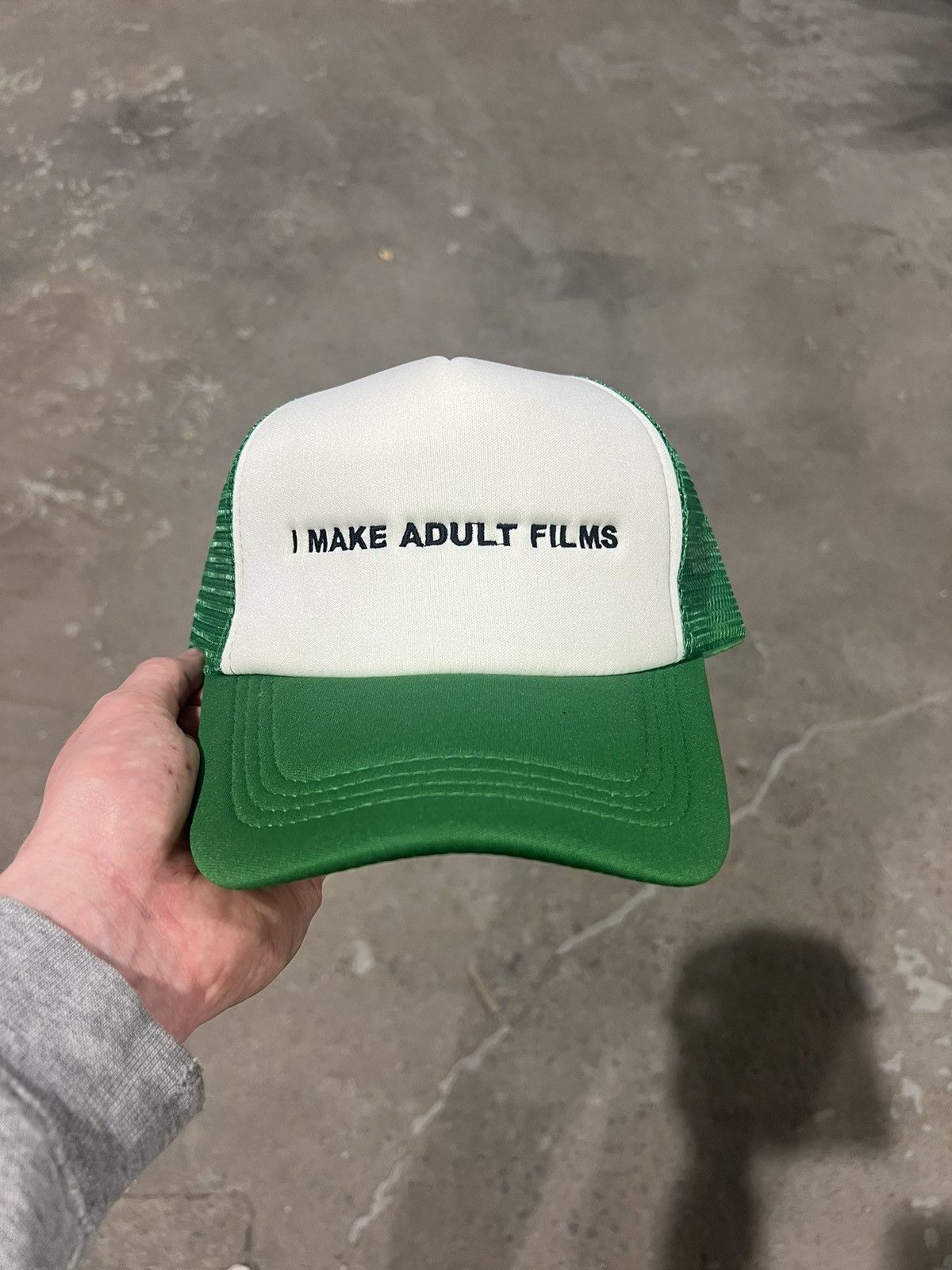 Streetwear × Trucker Hat × Vintage Vintage Adult Films Trucker Hat