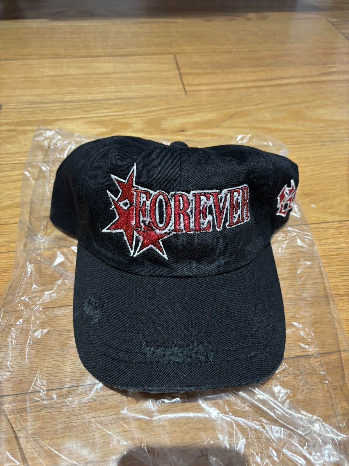 Guardian Angel Guardian angel forever black distressed hat | Grailed