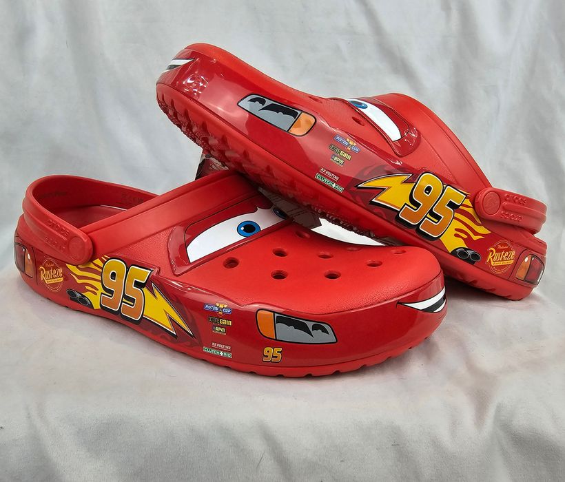 Crocs Crocs Classic Clog Disney Lightning McQueen LIGHTS UP Men's | Grailed