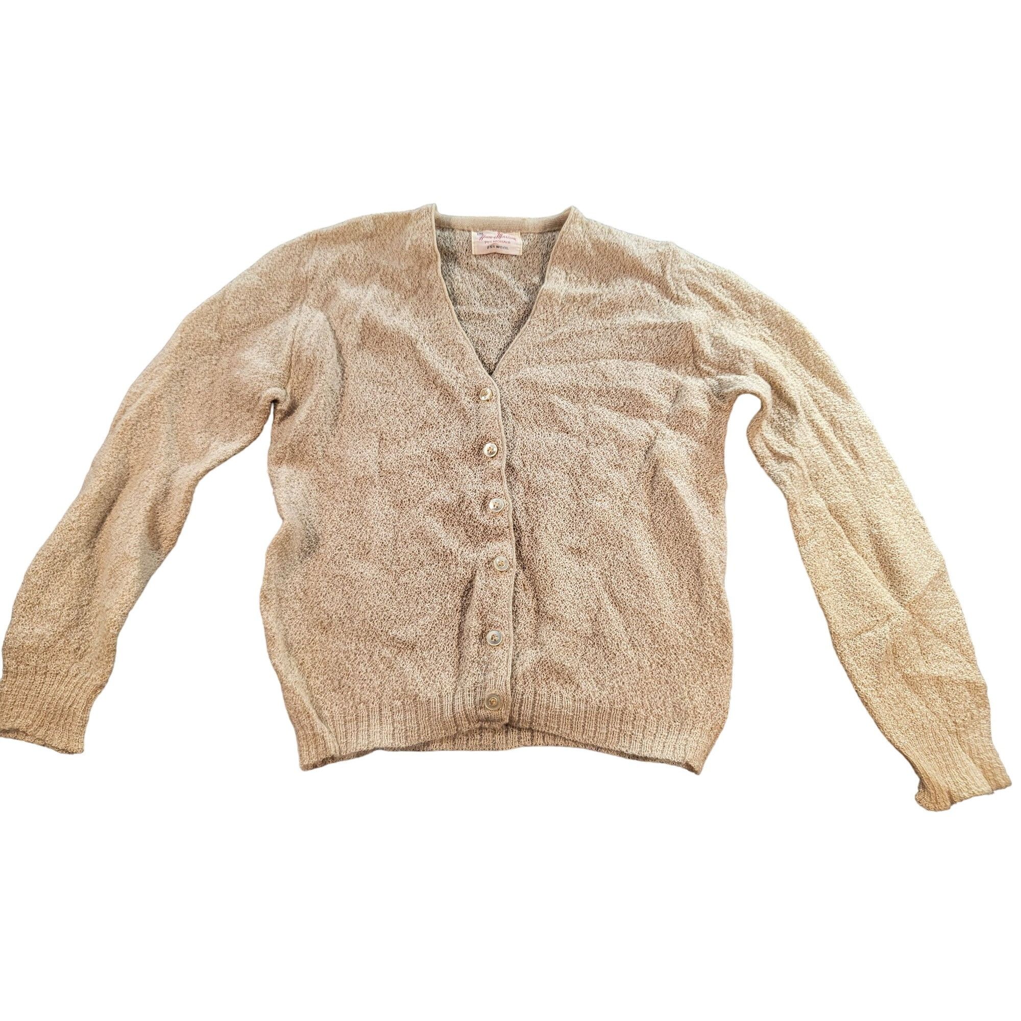 Cardigan Vintage House Of Morrison Cardigan Women Sz S Mohair Wool V ...
