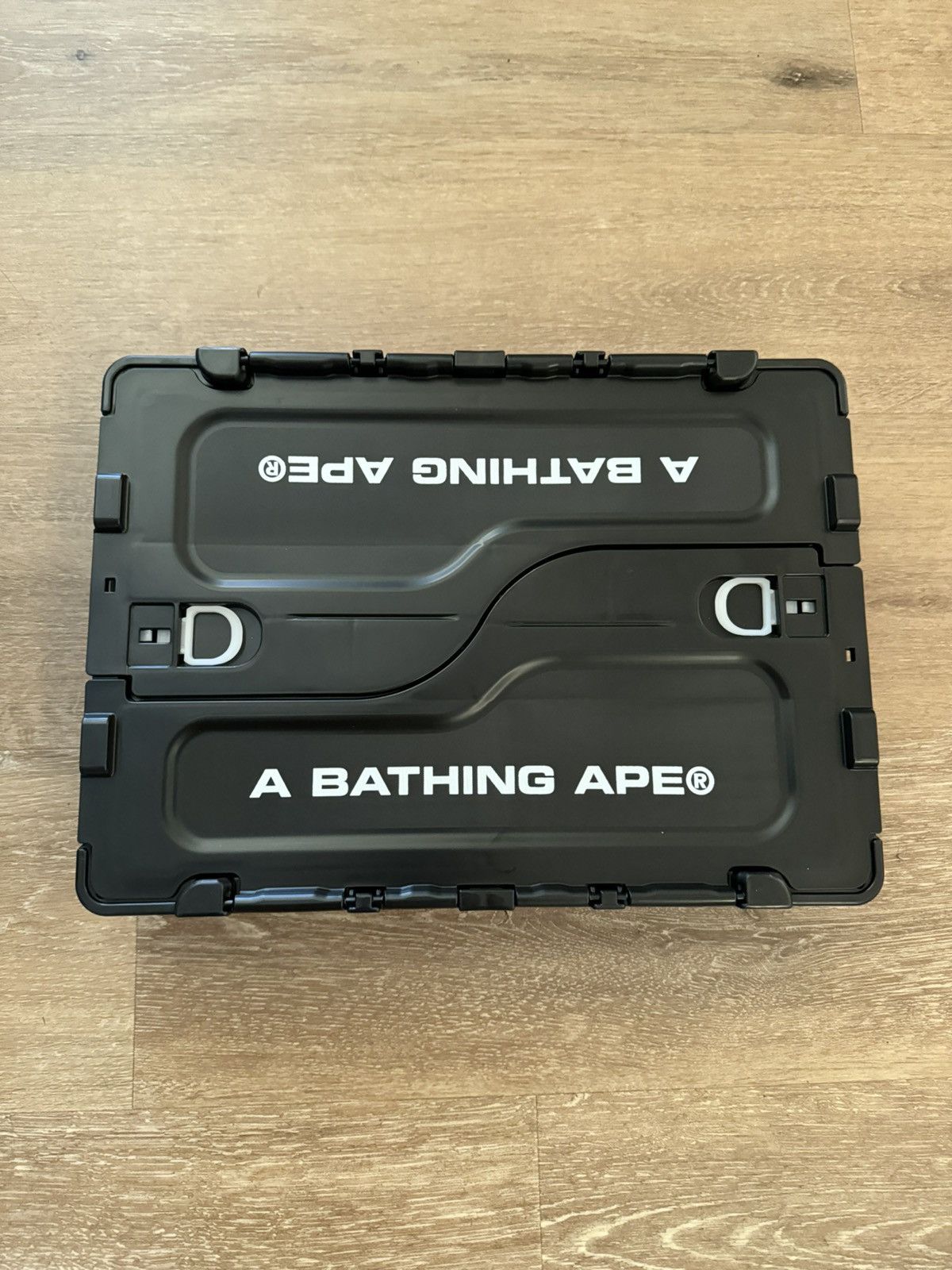 Bape A BATHING APE COLLAPSABLE CONTAINER 20L IN BLACK | Grailed