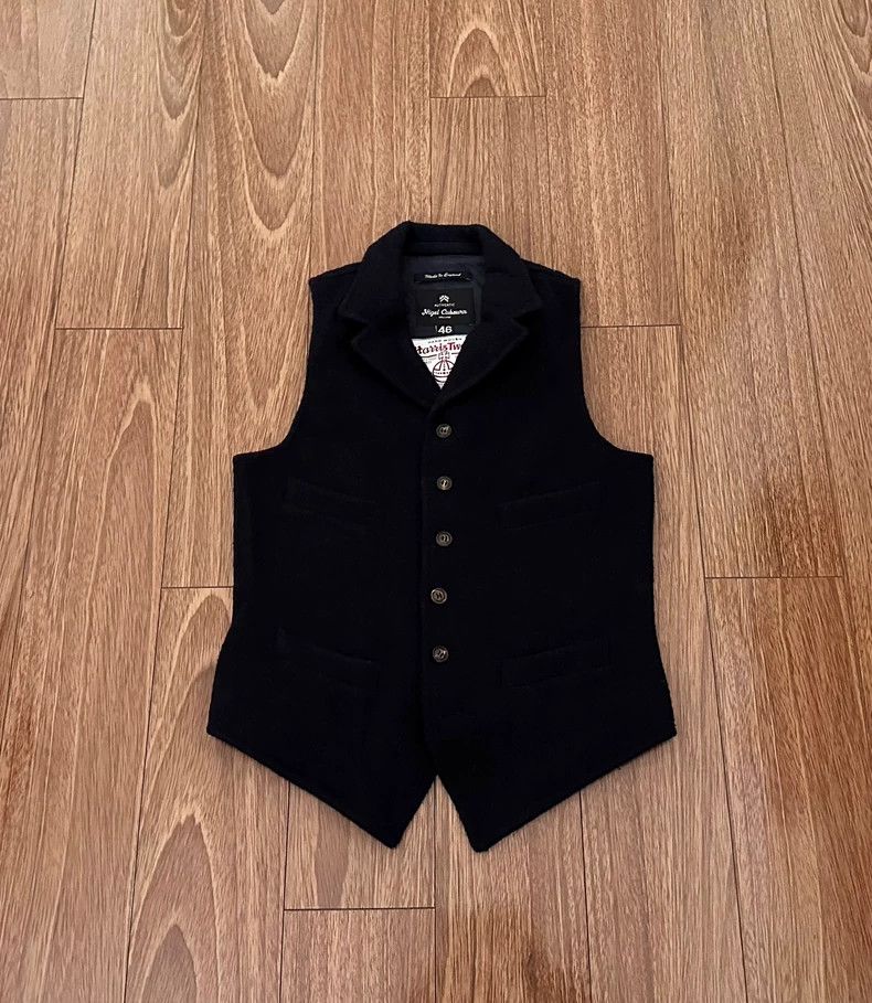 Nigel Cabourn Nigel Cabourn Harris Tweed Vest - dmc | Grailed