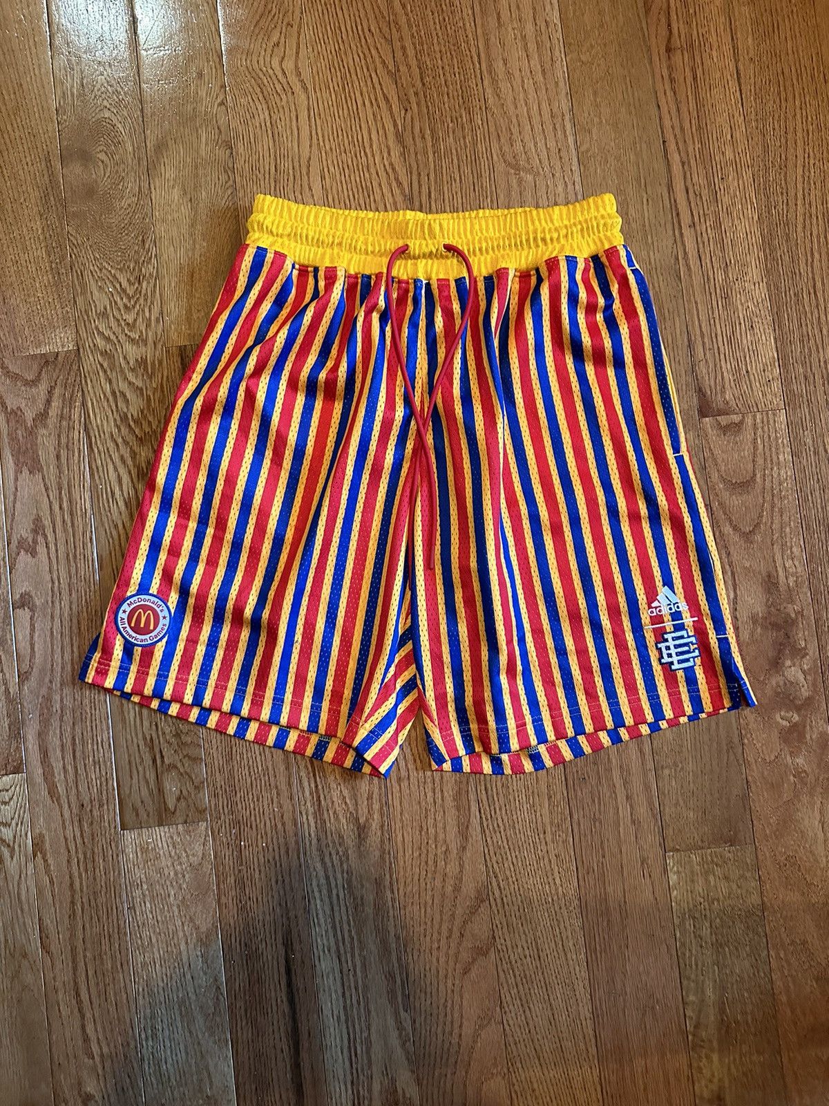 Adidas Adidas x Eric Emmanuel x McDonald’s All American shorts | Grailed