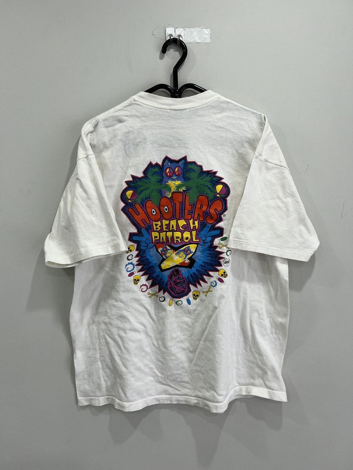 Vintage Vintage 90s Hooters Beach Patrol Tee shirt | Grailed