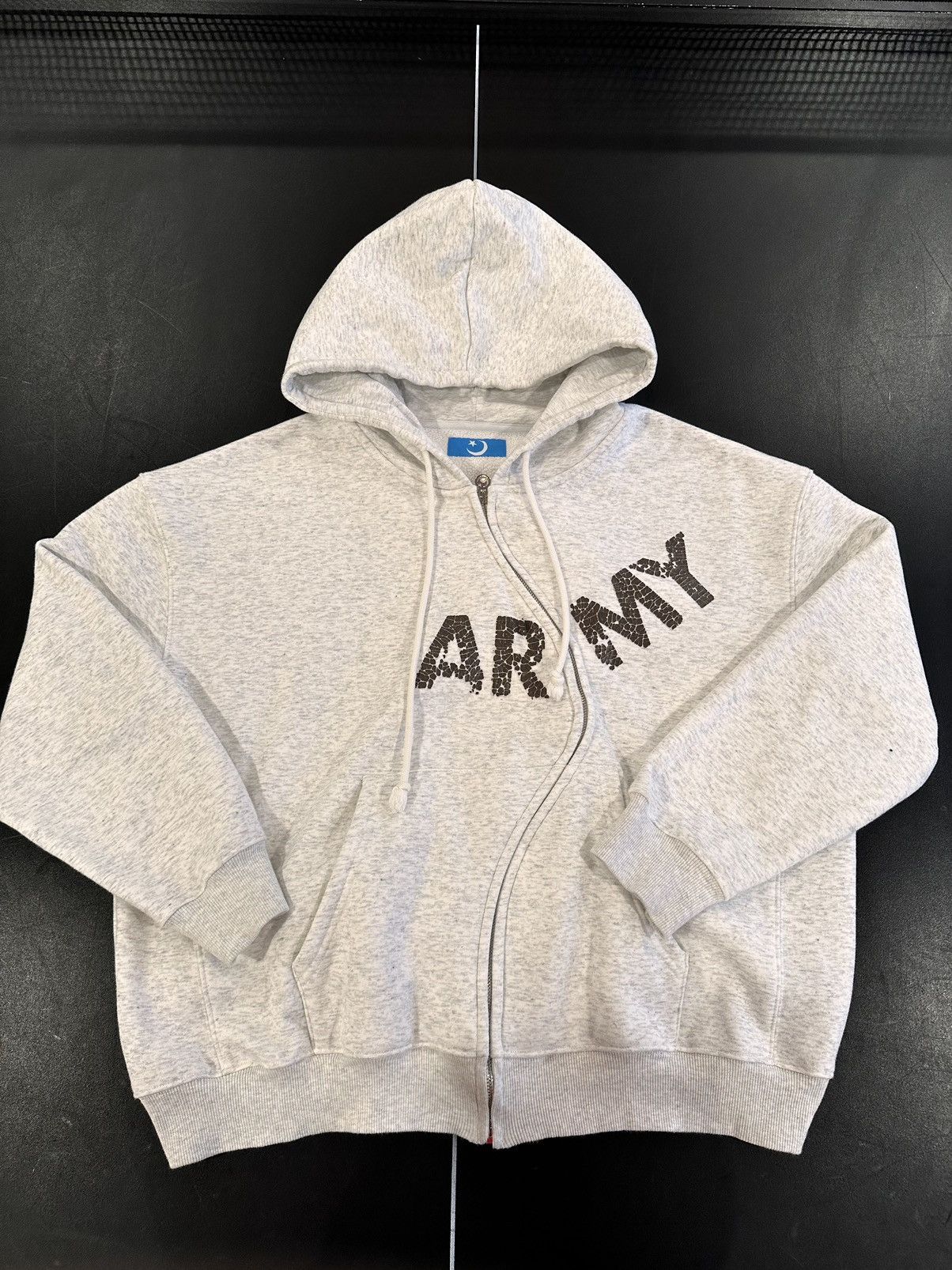 Streetwear Shady Attire Army wavy zip up | Grailed