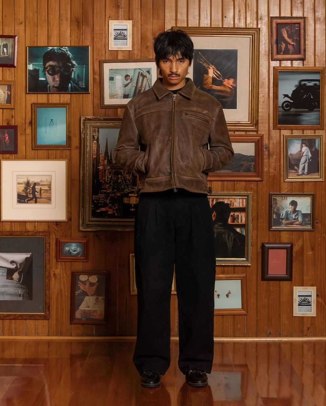 Mutimer MUTIMER AGED HEAVY WASH LEATHER JACKET | Grailed