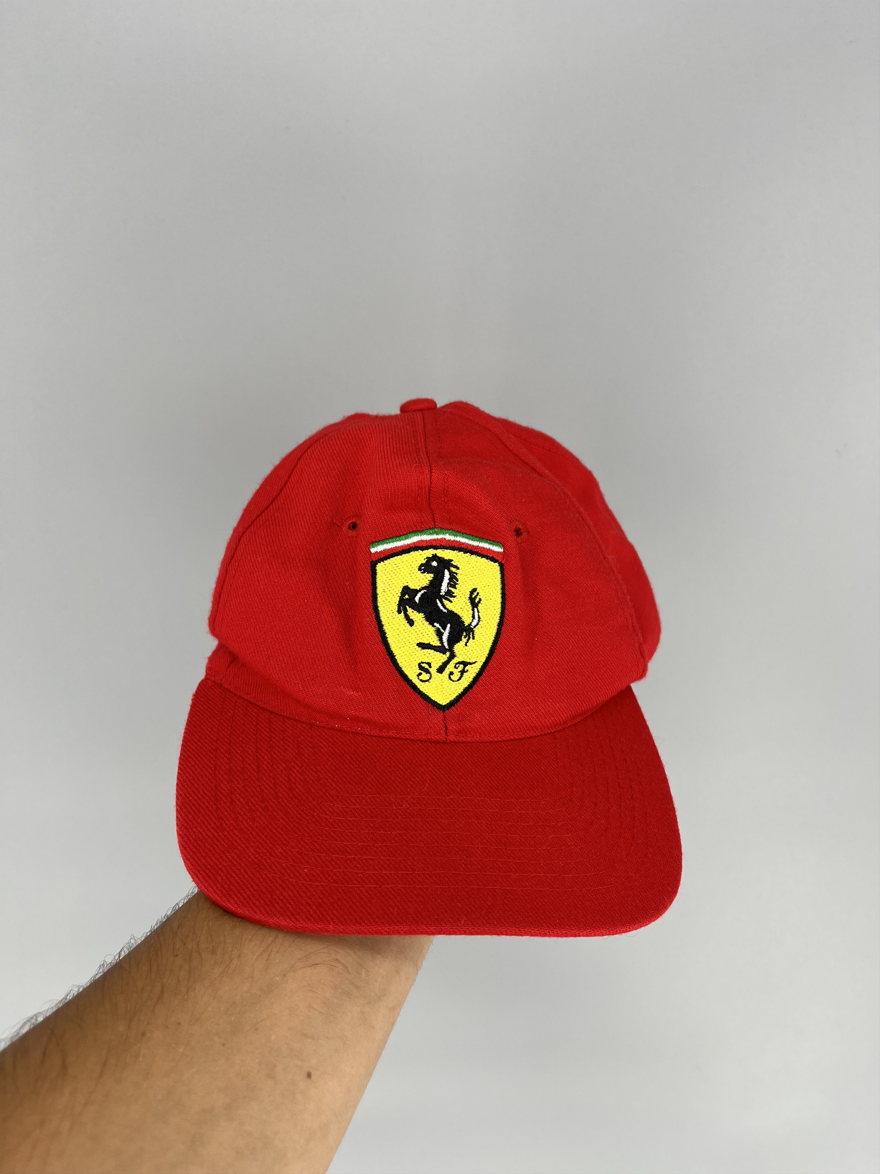 Ferrari × Formula 1 × Vintage Vintage Ferrari 90s hat red cap official ...