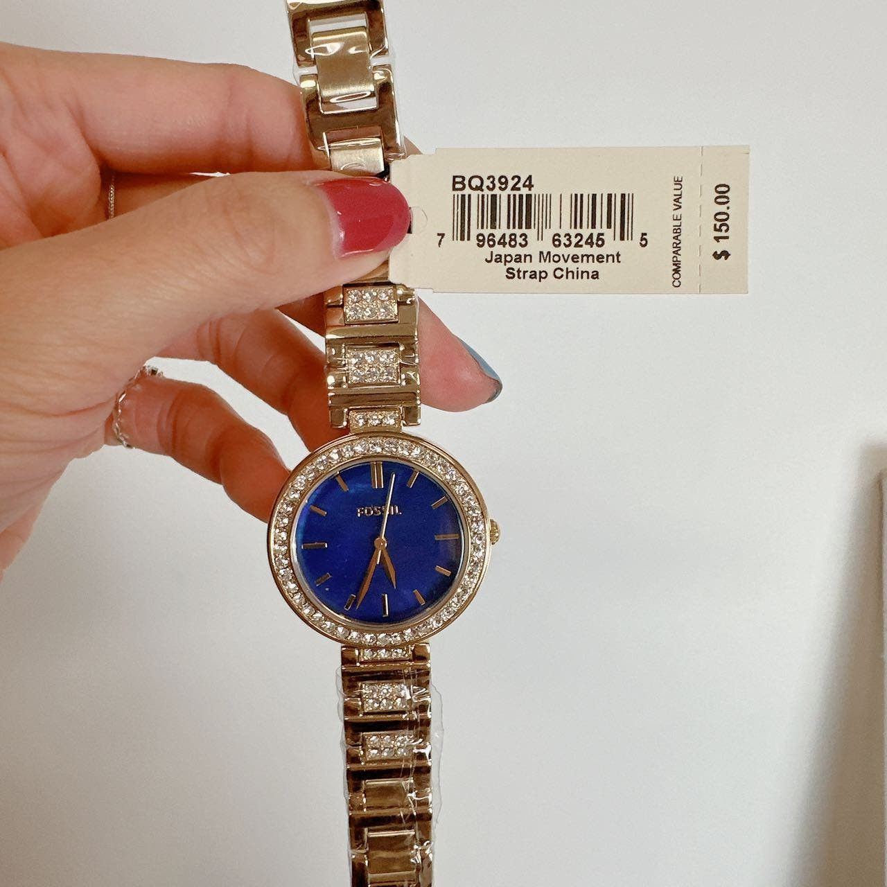 Fossil Fossil BQ3924 Karli Three-Hand Gold-Tone Stainless Steel | Grailed