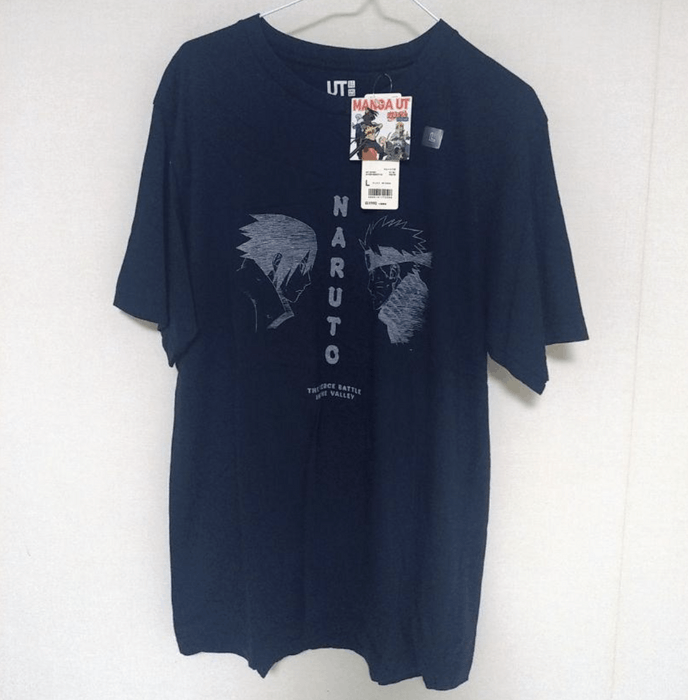 Uniqlo NARUTO x UNIQLO collaboration T-shirt Naruto Sasuke | Grailed