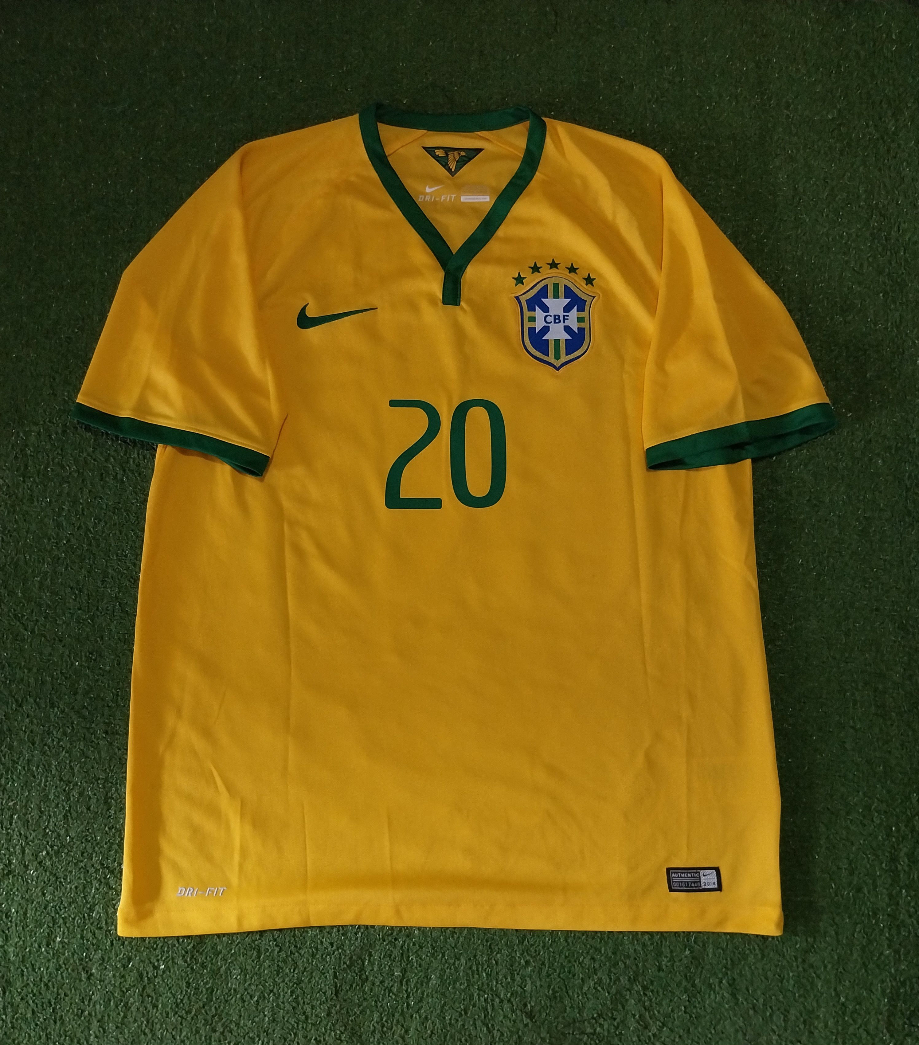 Nike × Soccer Jersey × Vintage Brazil home 2014 ricardo kaka jersey ...