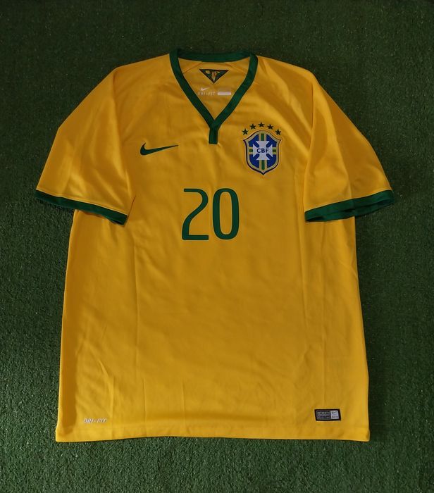 Nike Brazil home 2014 ricardo kaka jersey football | Grailed