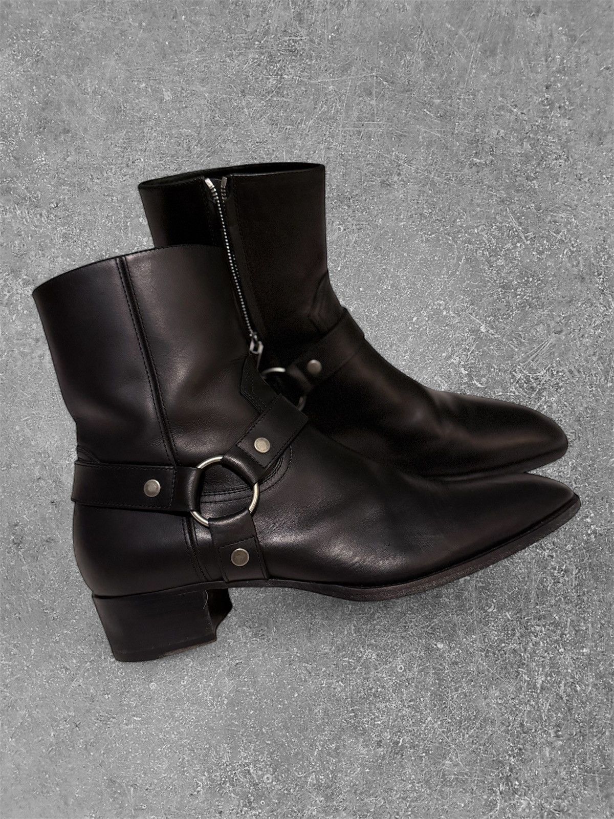 Saint Laurent Paris Saint Laurent Wyatt Harness Boots | Grailed