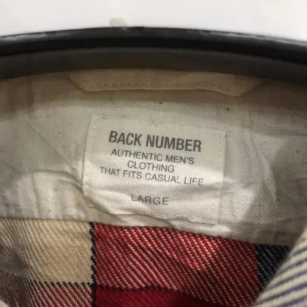 Flannel × Japanese Brand × Streetwear Japanese Brand Back Number Plaid ...