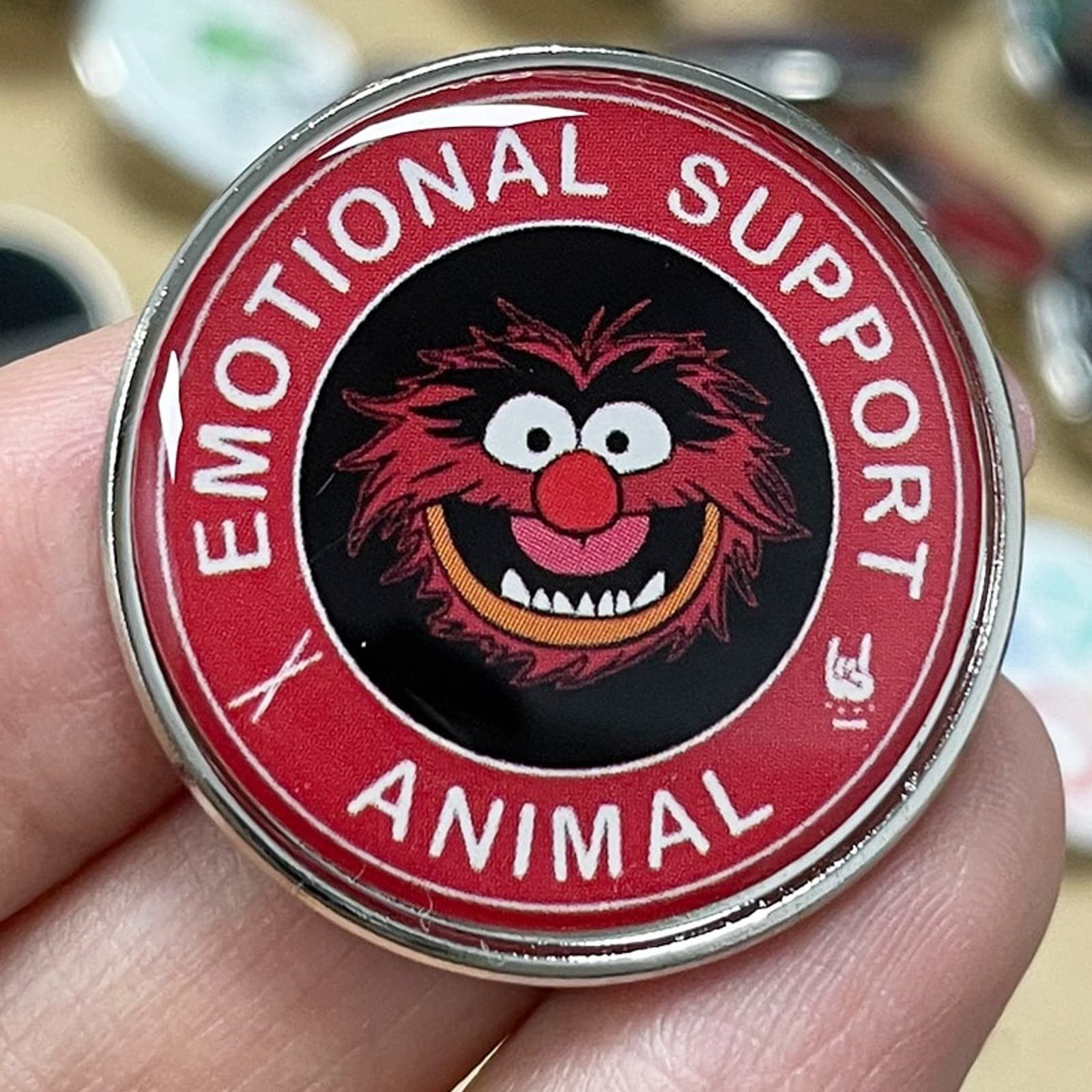 Pins Sesame Street Elmo Emotional Support Animal Enamel Pins405-2 | Grailed