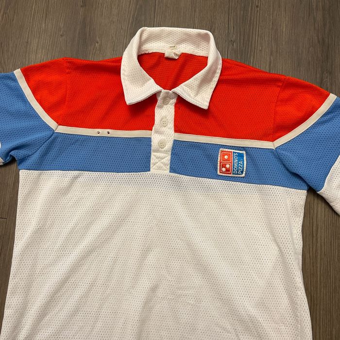 Vintage Vintage 80s Dominos Pizza Work Uniform Shirt Size Large | Grailed