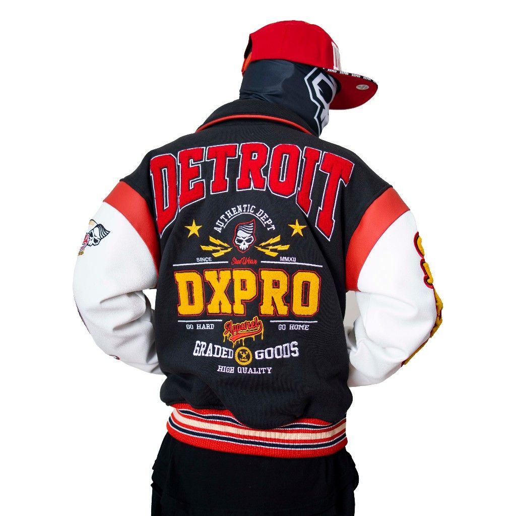 Varsity Jacket Varsity Jacket Detroit full embroidery | Grailed