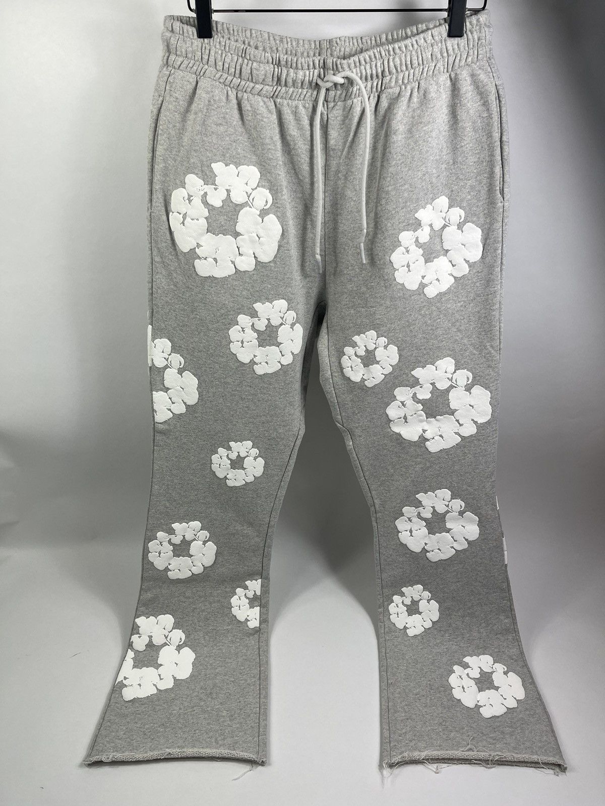 DENIM TEARS × READYMADE LOGO PUFF PRINT FLATE SWEATPANTS | Grailed