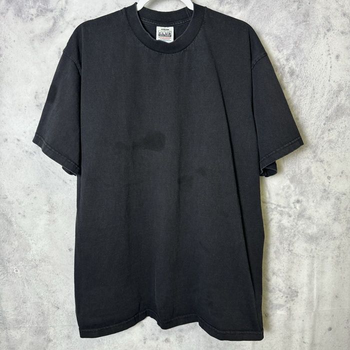 Vintage Vintage Pro Club Blank T Shirt Mens XL Tall Solid Black B1 ...