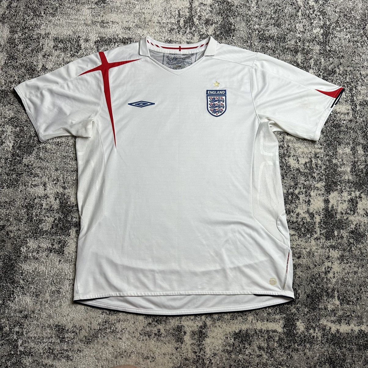 Vintage Umbro England Home Jersey 2007 Vintage StreetWear | Grailed
