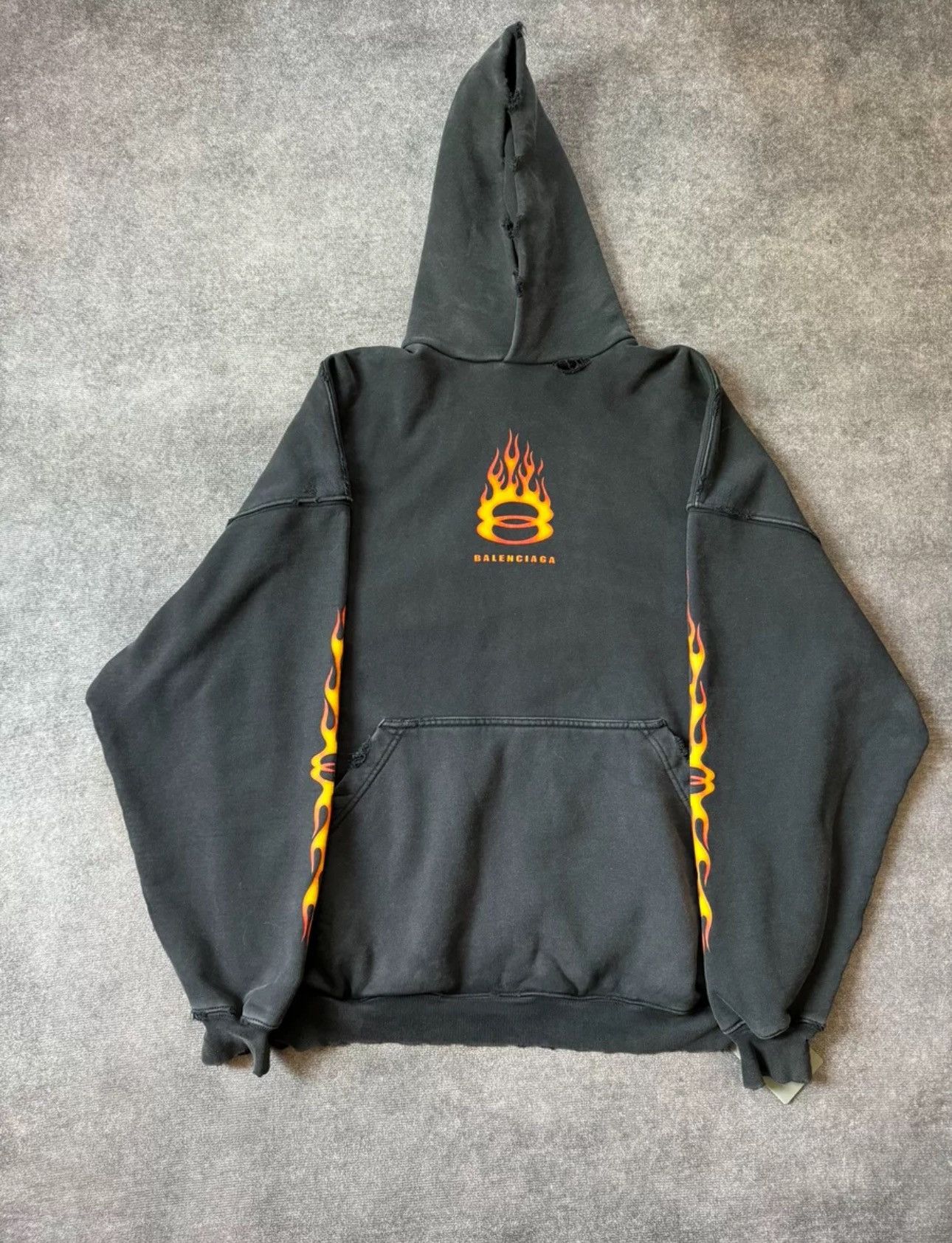 Balenciaga Balenciaga Burning Unity Hoodie | Grailed