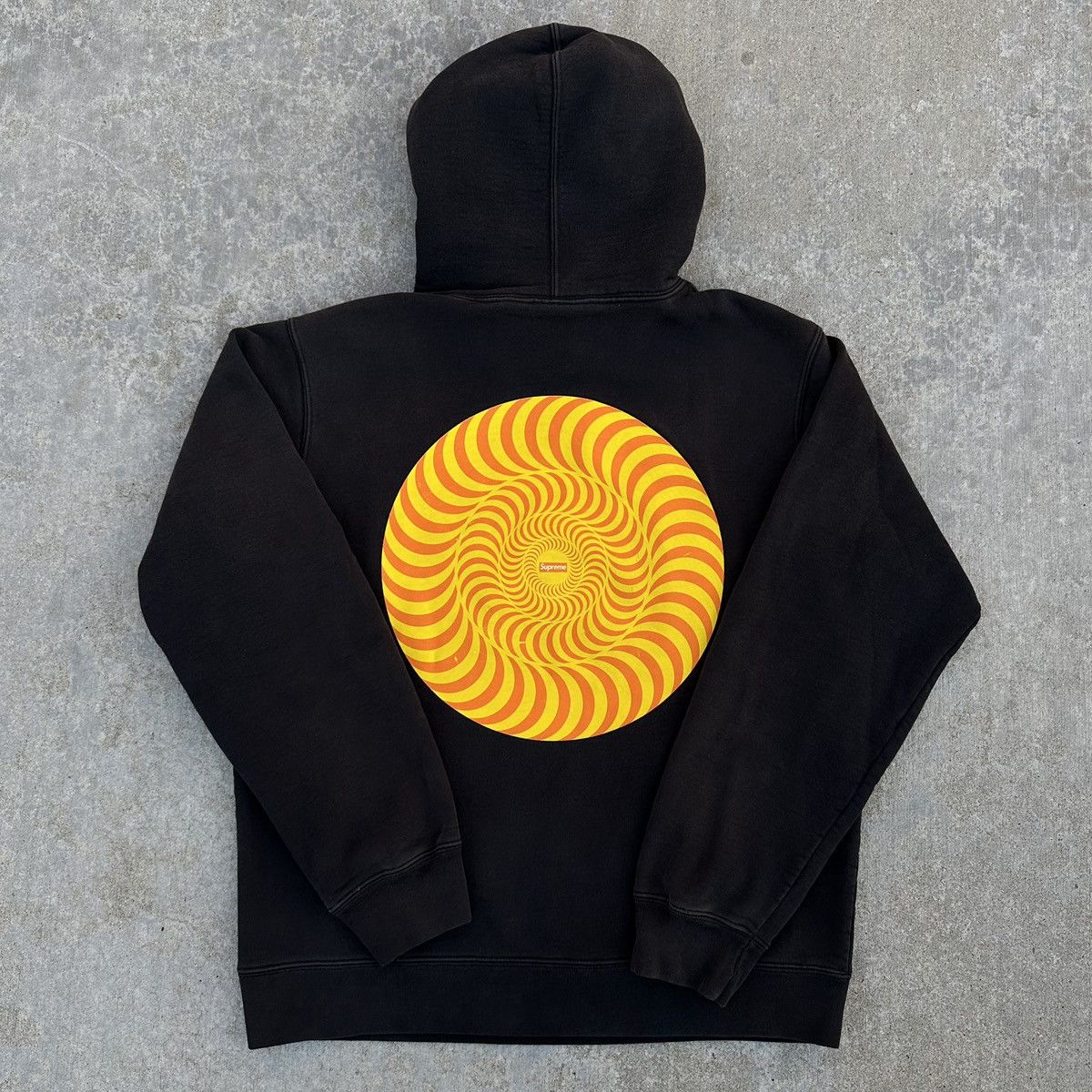 Streetwear × Supreme Supreme Spitfire SS18 Black Hoodie Size Large ...