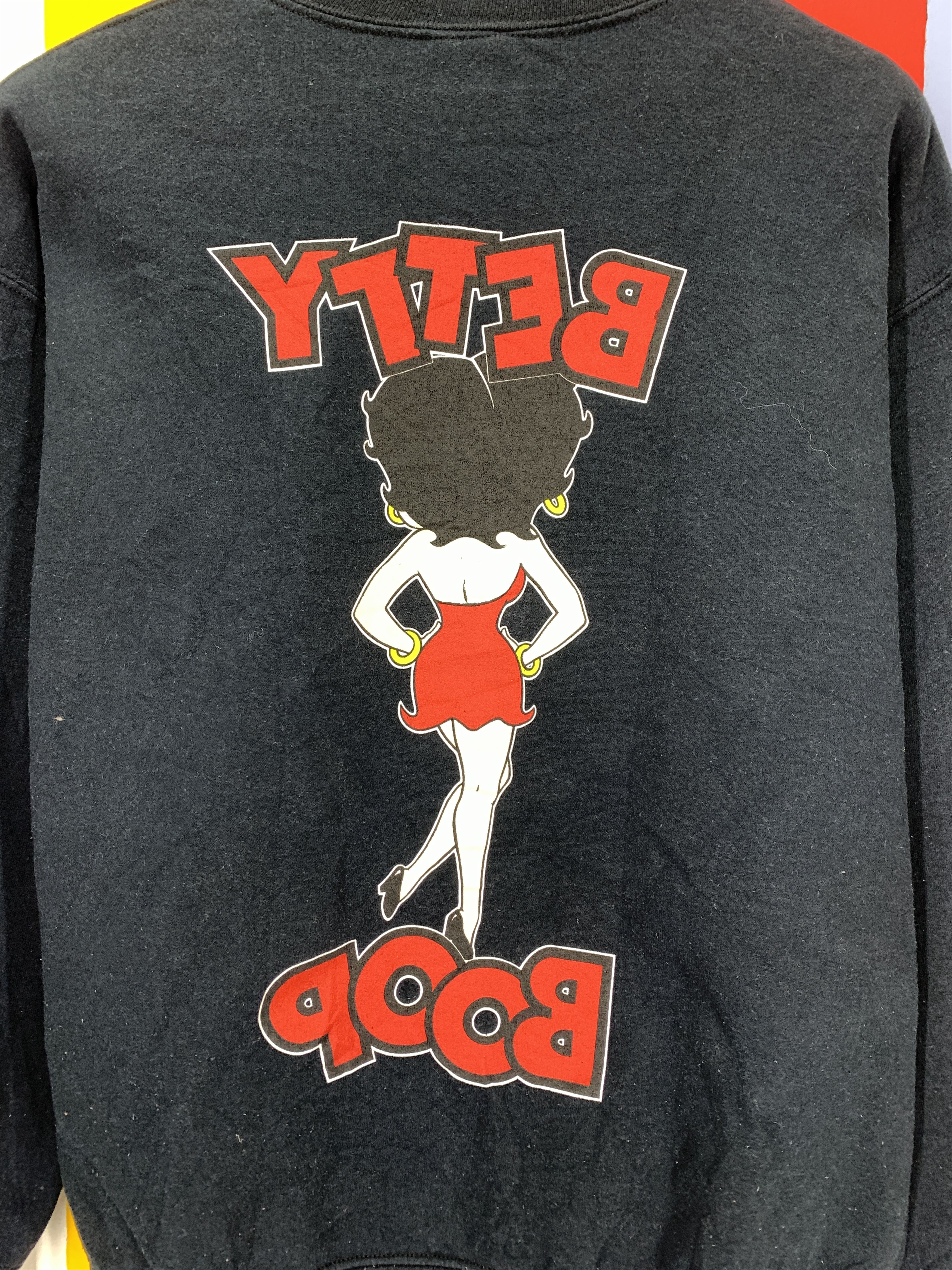 Cartoon Network × Gildan 1996 Vintage BETTY BOOP Crew Neck Sweatshirt ...