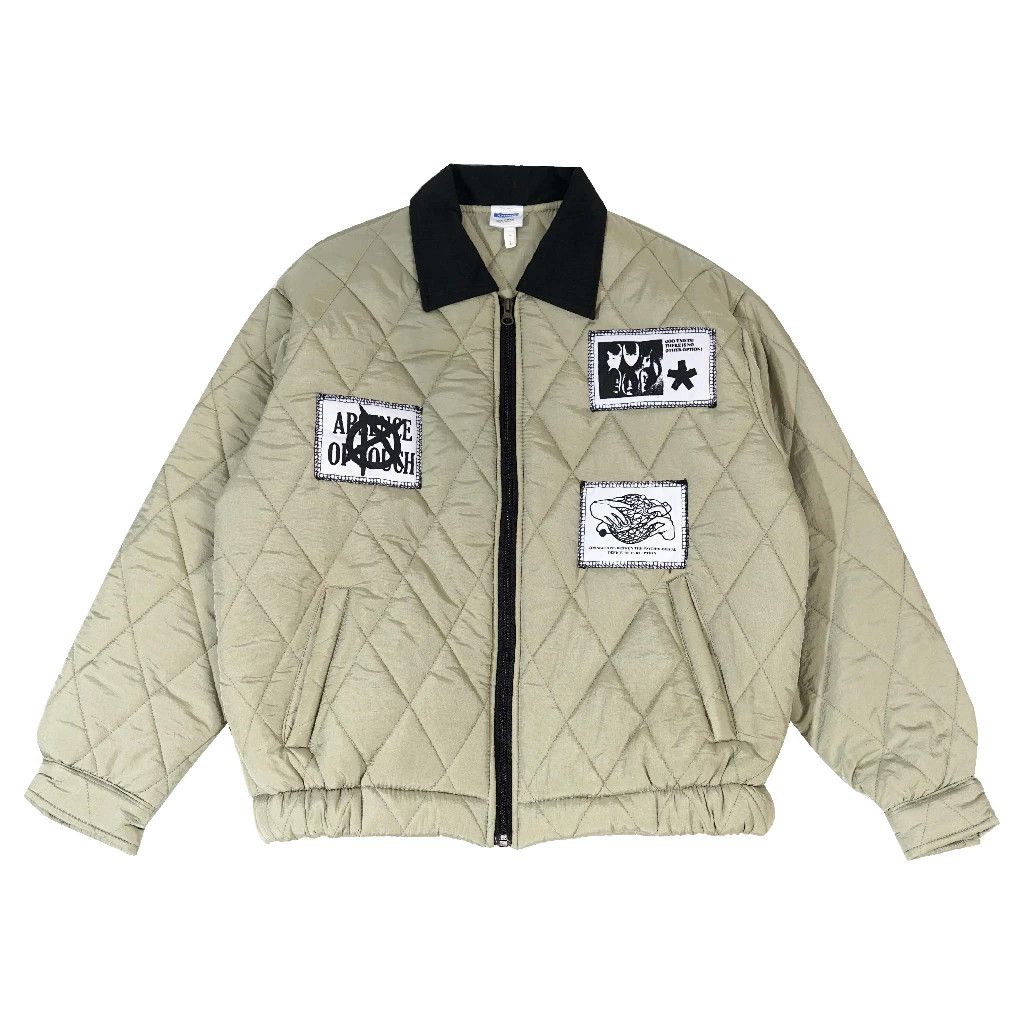 Bomber Jacket jacket puffer khaki absence | Grailed