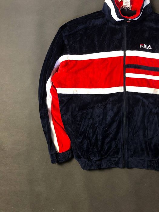 Vintage Fila velour tracksuit | Grailed