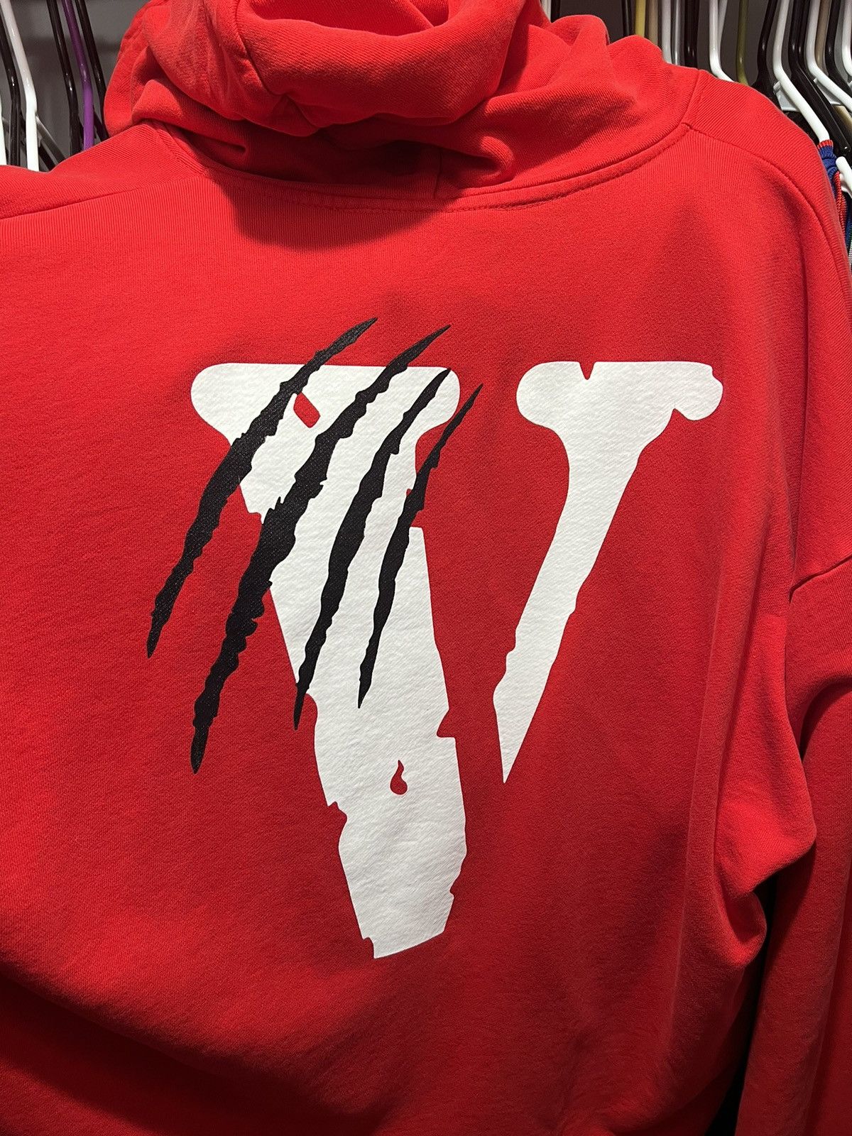 Vlone Vlone red panther hoodie | Grailed