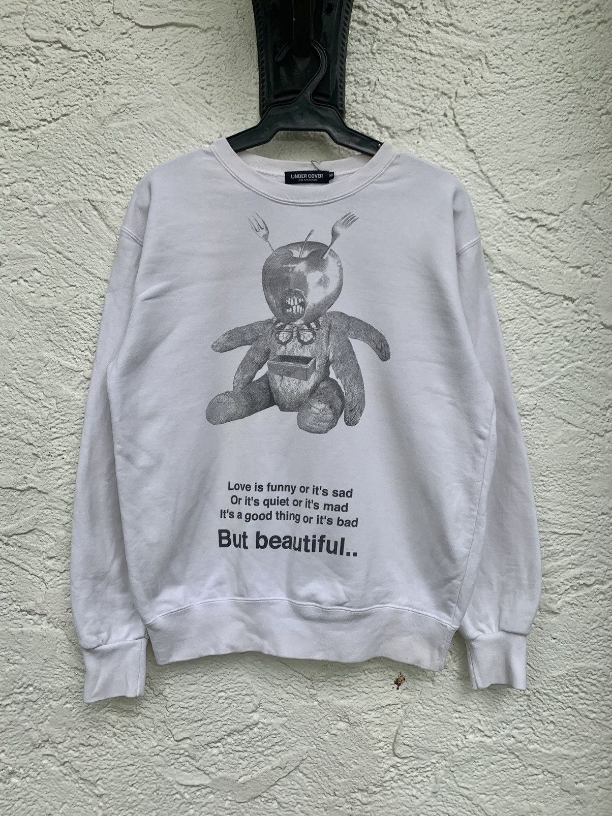 Undercover But Beautiful Love Poem Sweater | Grailed